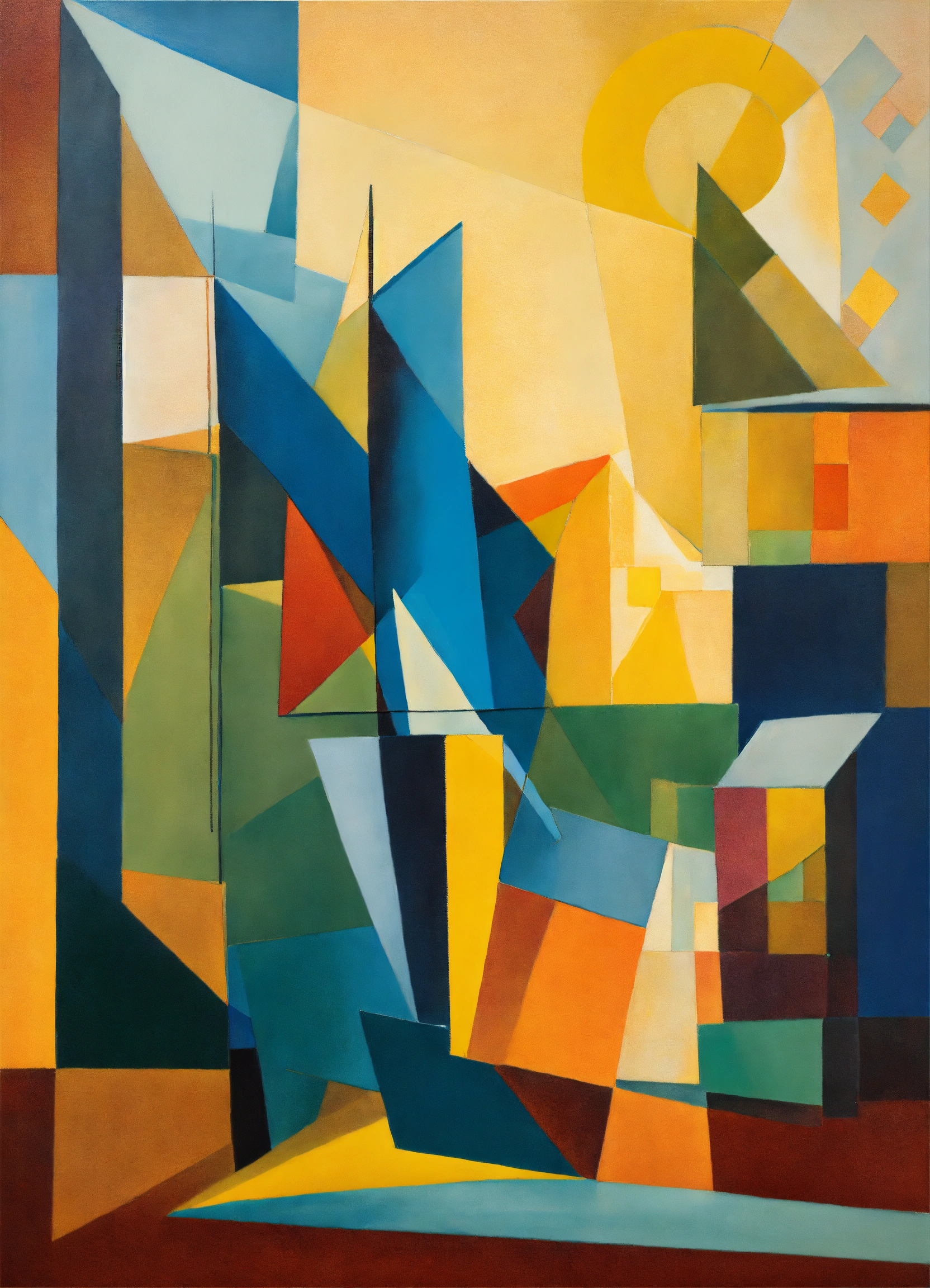Lexica - Create painting oil an artwork inspired by Cubism, the ...