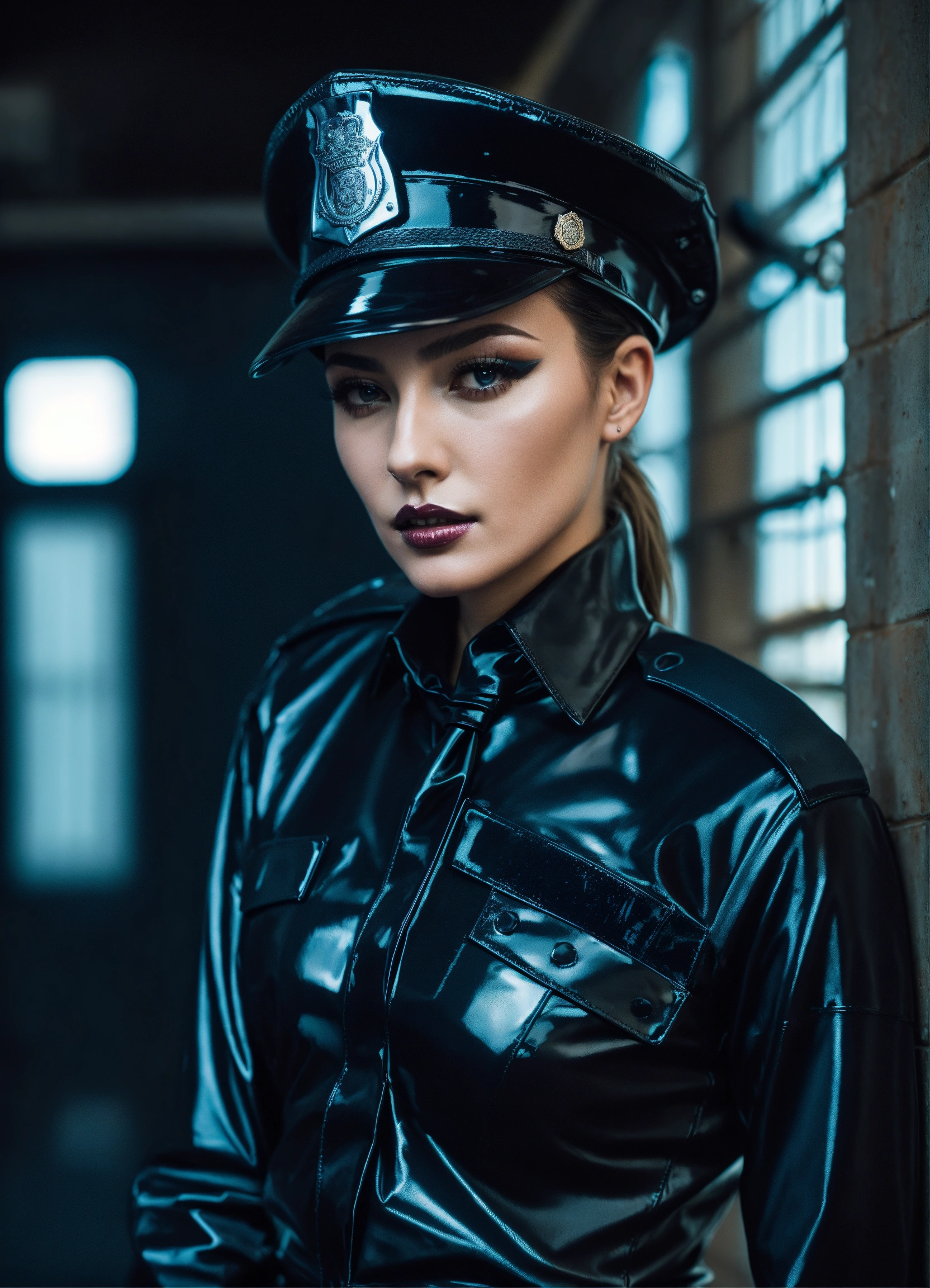 Lexica - Cyberpunk, stunning french seductress woman fashion model ...