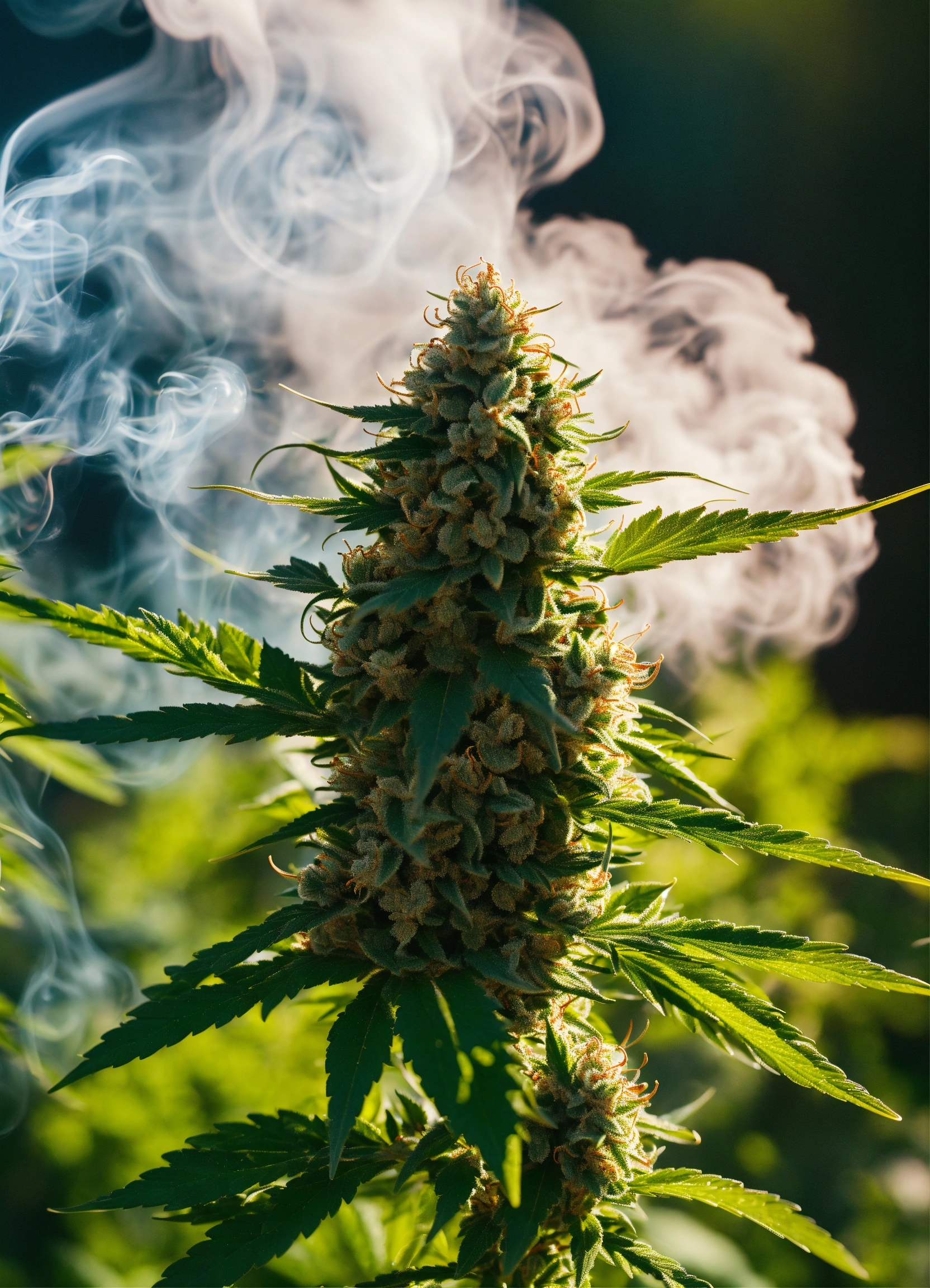 Lexica - Smoke cloud from vape weed plant