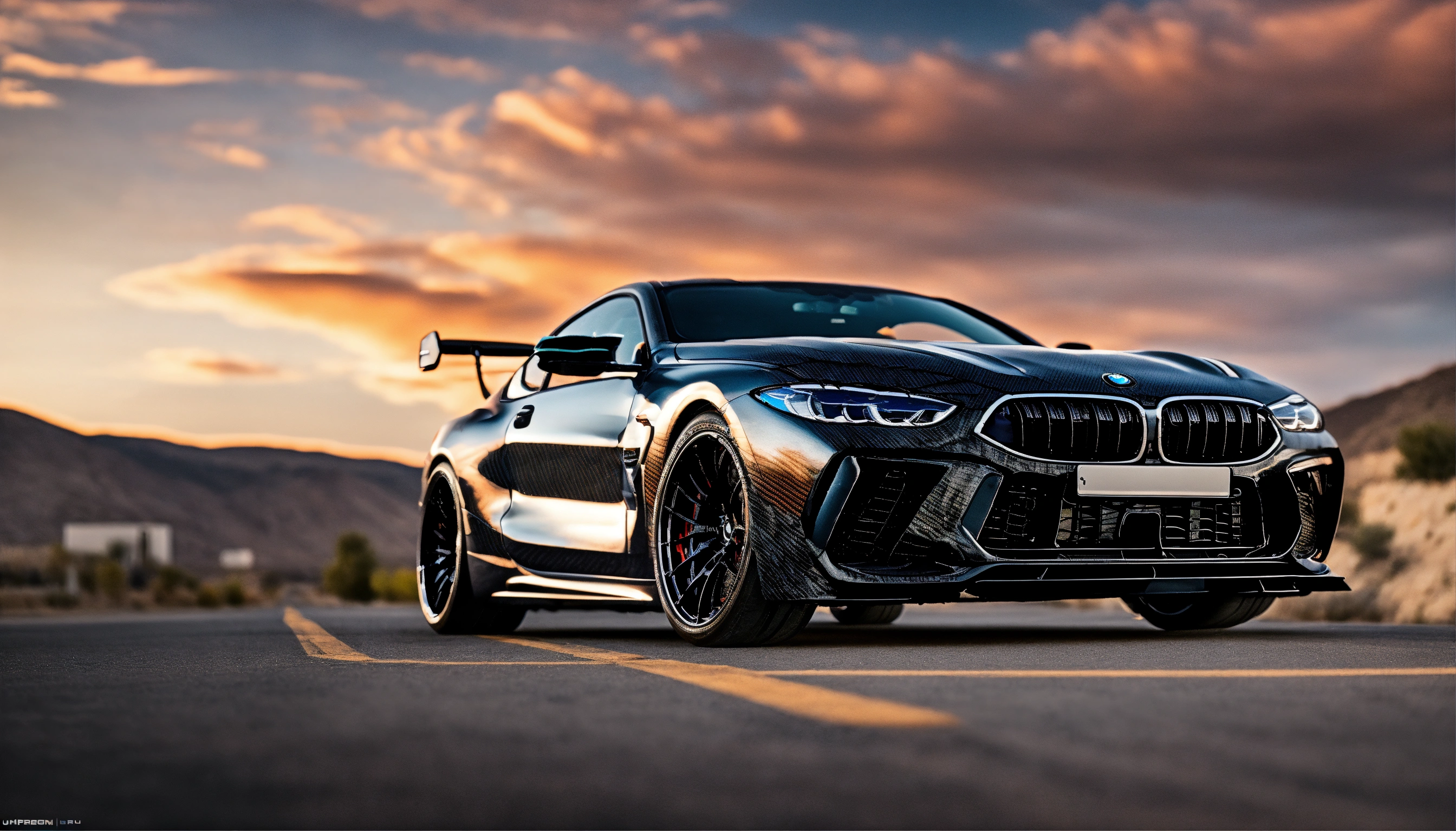 Lexica - Widebody, ultra realistic, heavily modified, black carbon ...