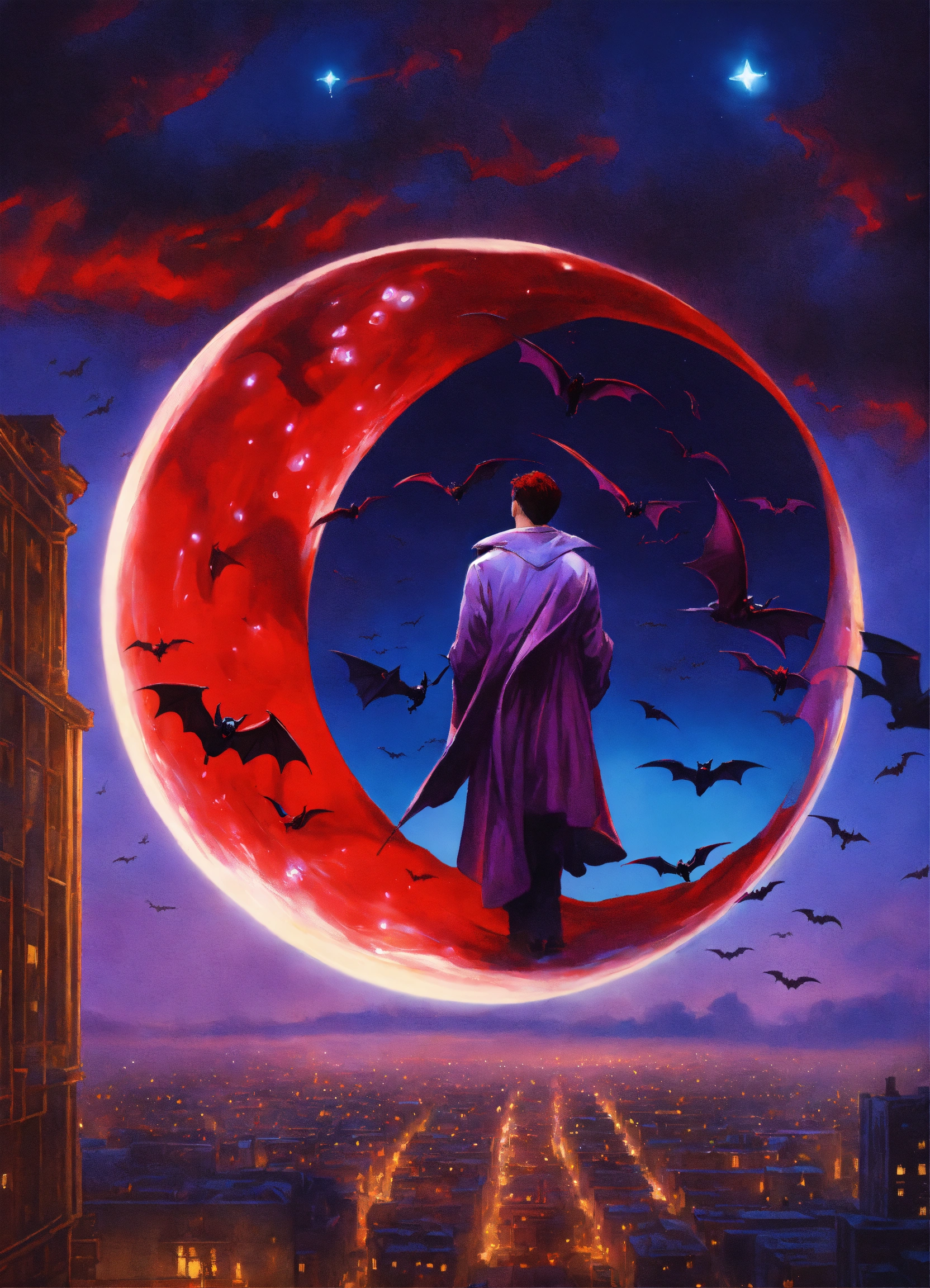 Lexica - ALL glassblowing superrealism style urban vampire STYLE ...