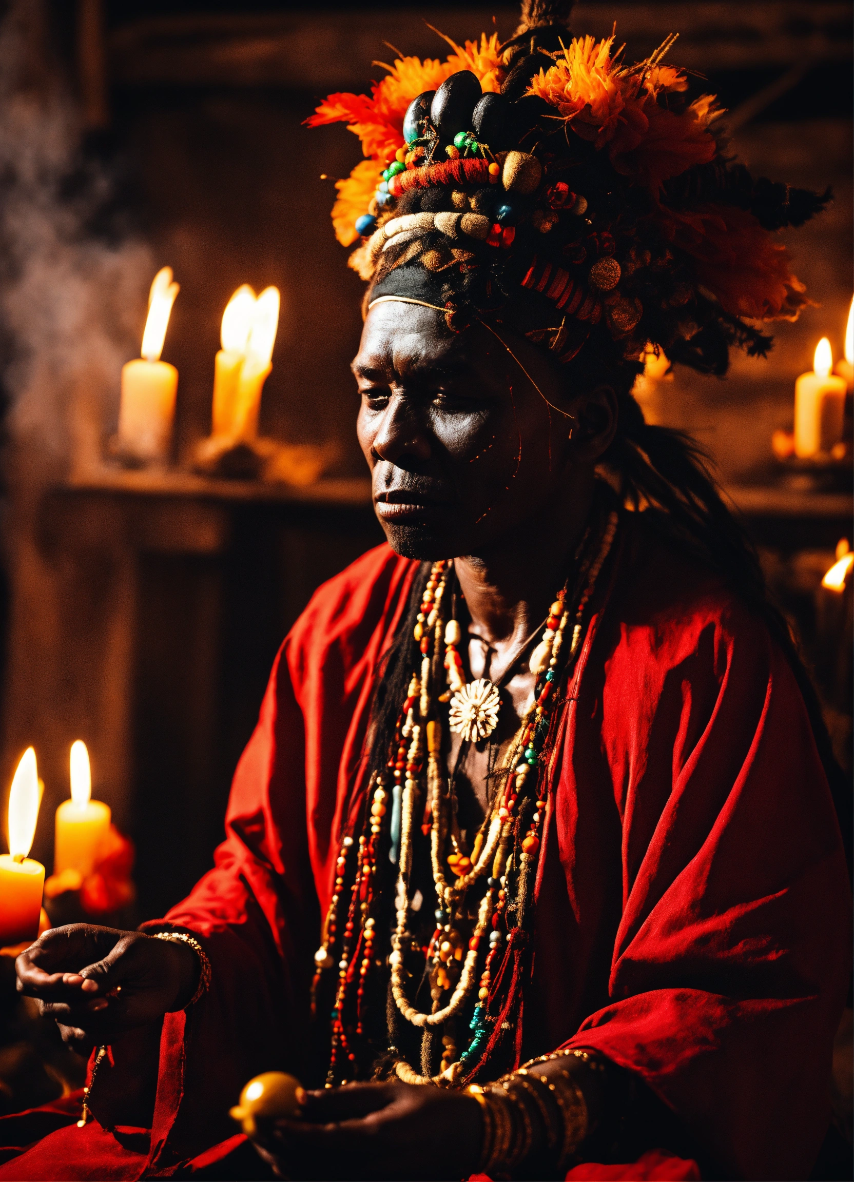 Lexica - A witch doctor performing forbidden rituals. Evil vibes ...