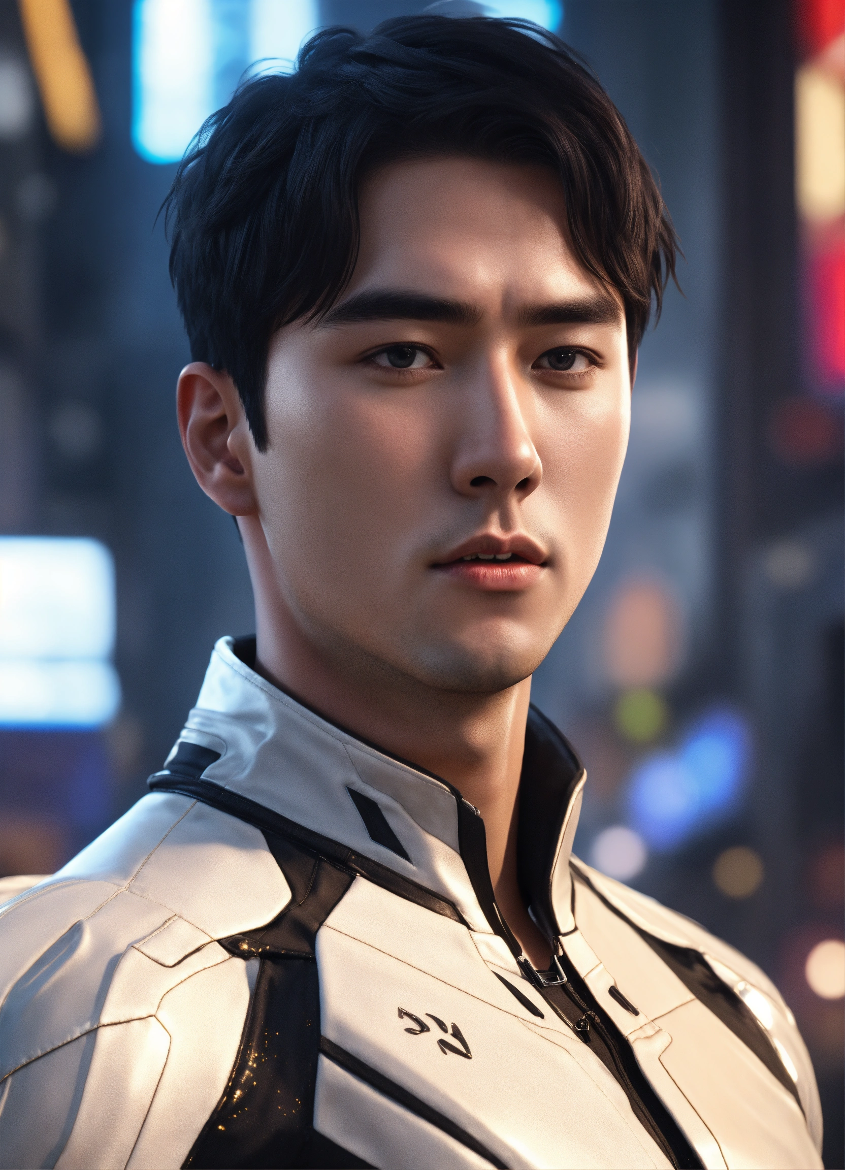 Lexica - Full body of a Handsome, athletic seokjin male god with short ...