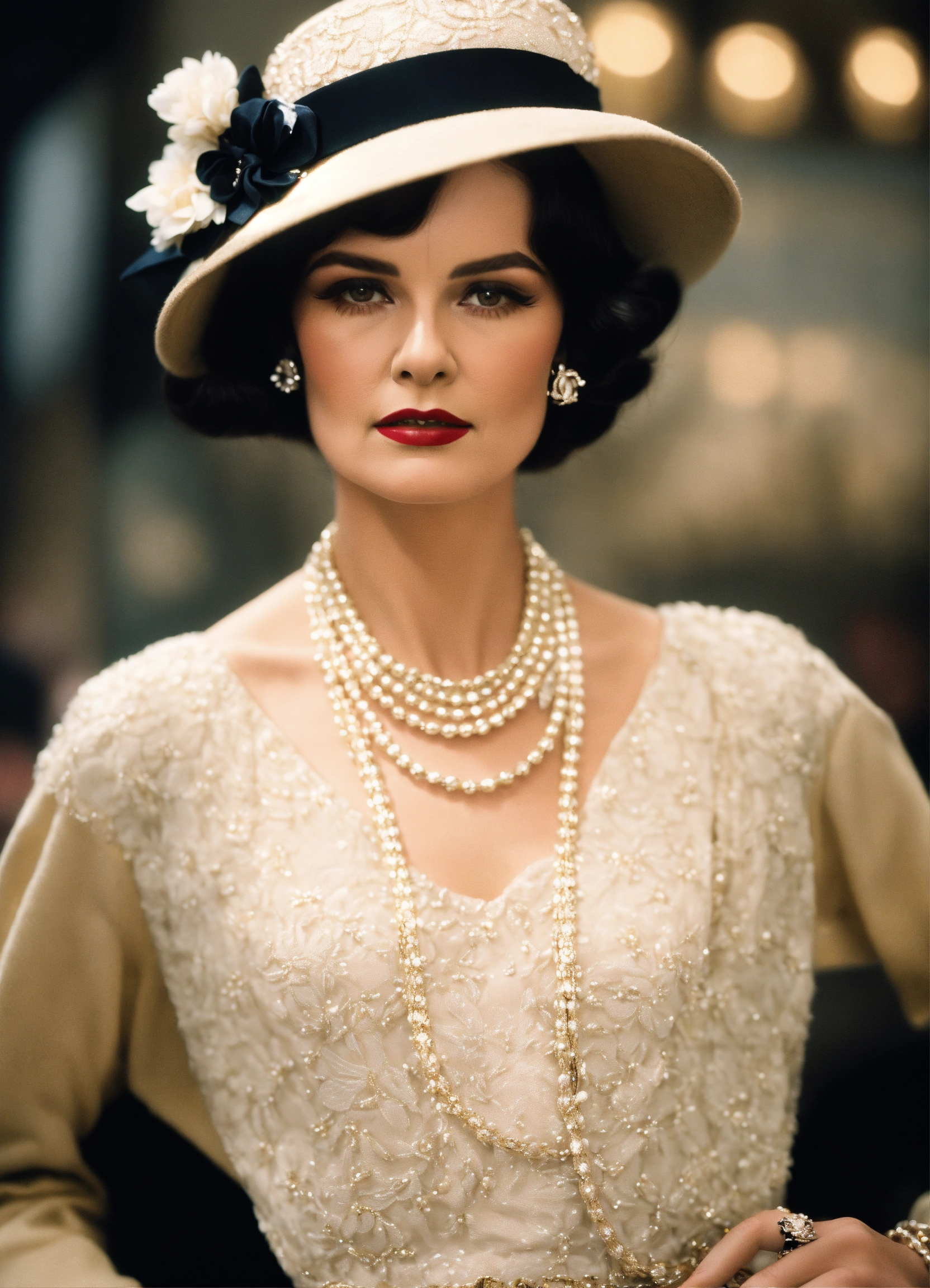 Lexica - This image illustrates the evolution of Coco Chanel's style ...