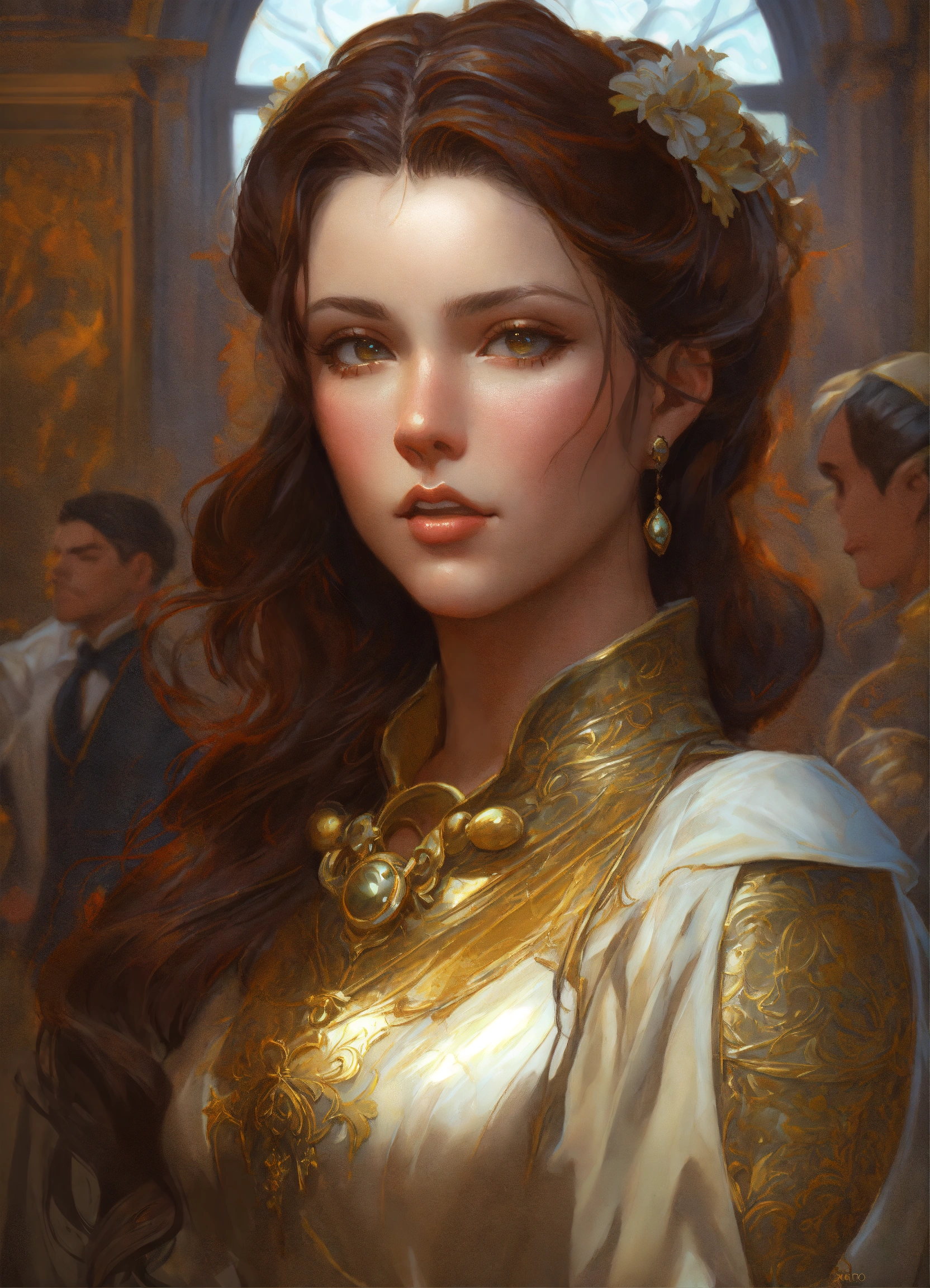 Lexica - The beautiful female servant portrait art by Donato Giancola ...