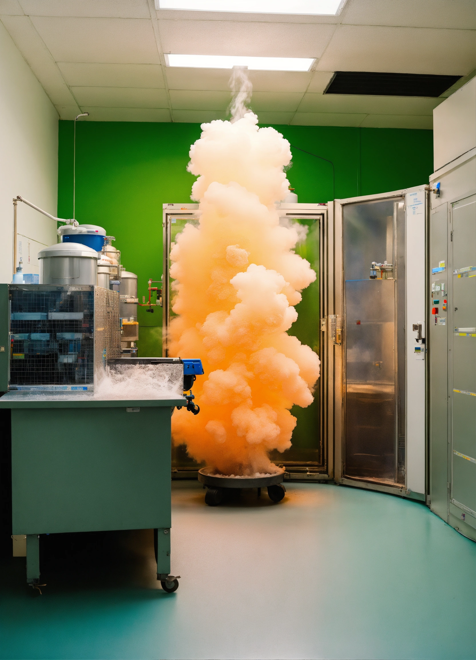 Lexica - Picture from a cell-bank removing tryas from liquid nitrogen ...