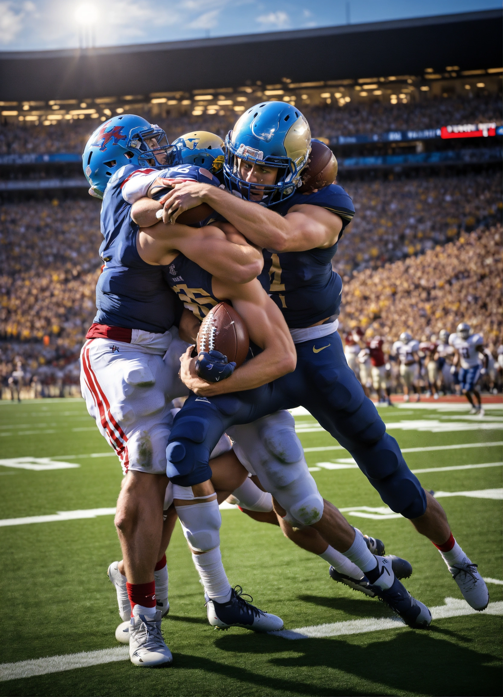 Lexica - A photo-realistic image capturing a moment from a college ...