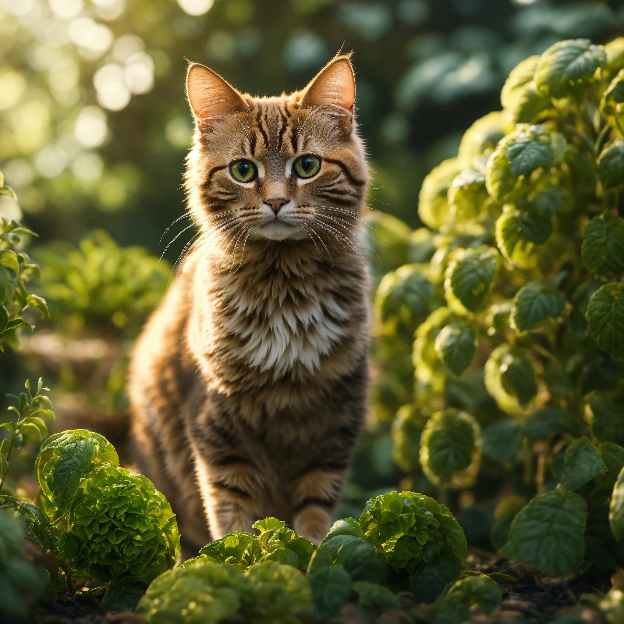 Lexica - Medium close-up, A cat-like plants, extremely detailed ...