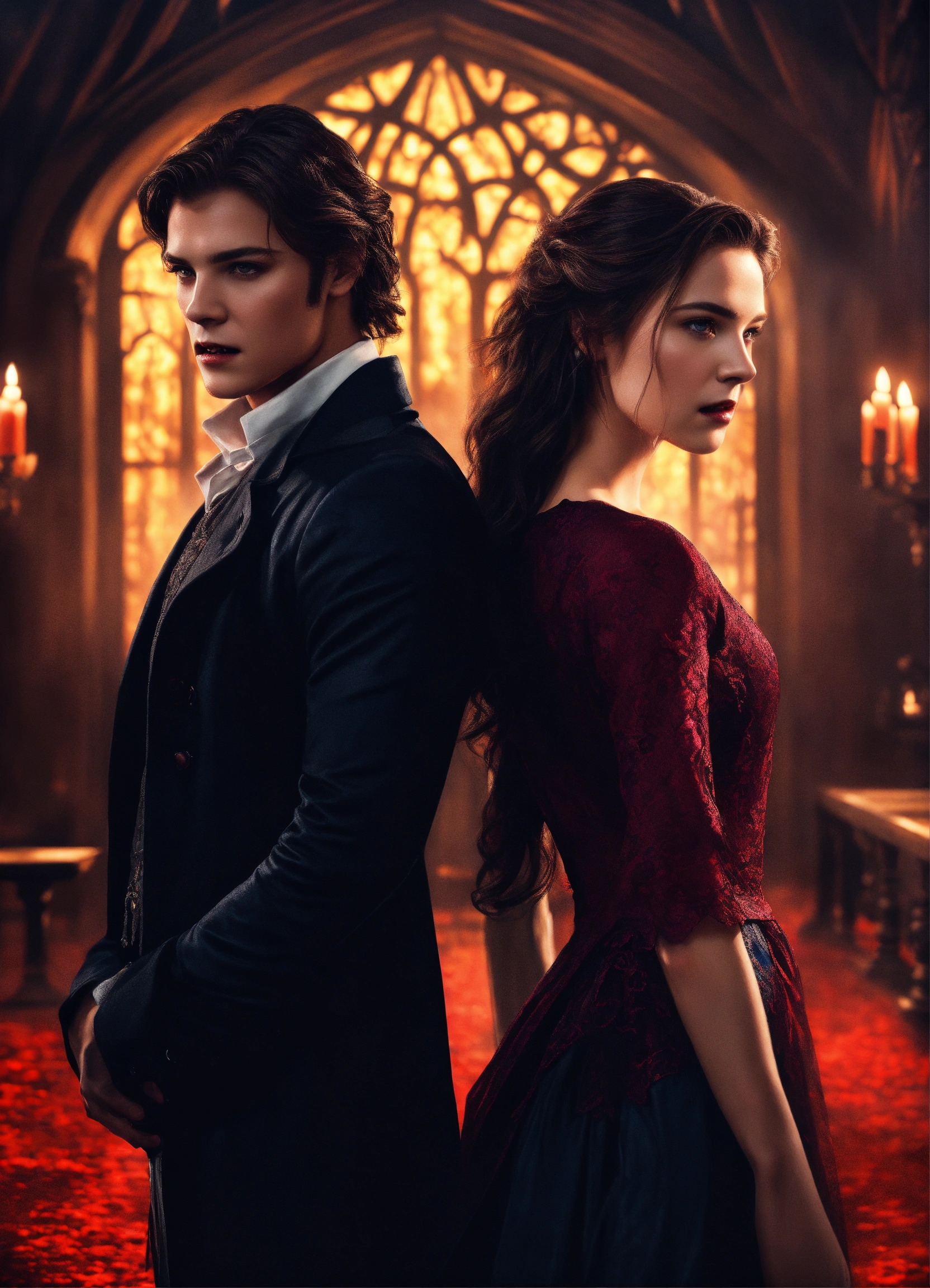 Lexica - Beautiful girl and handsome man in vampire academy, mystic ...
