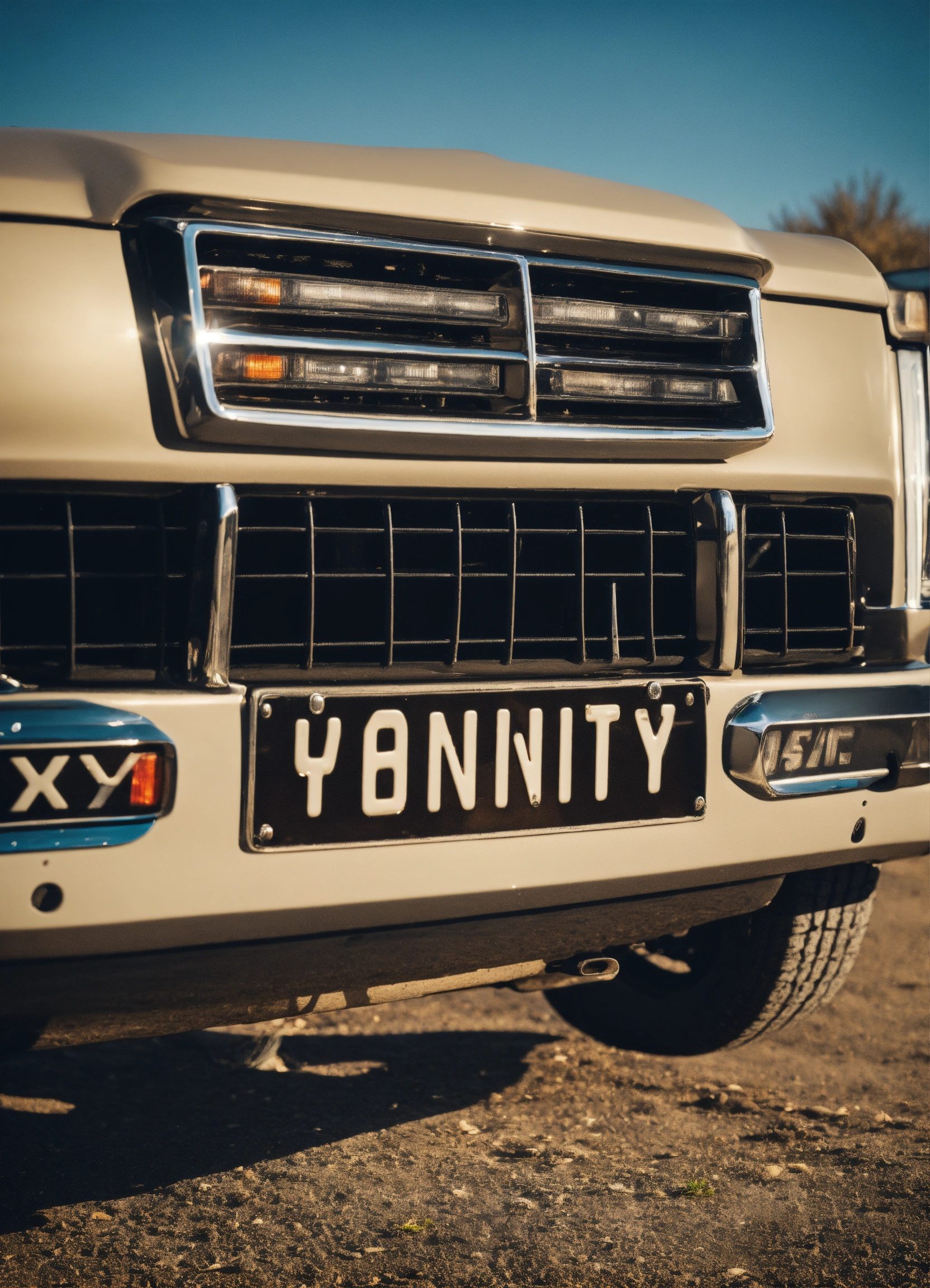 Lexica - Vanity license plate, no background