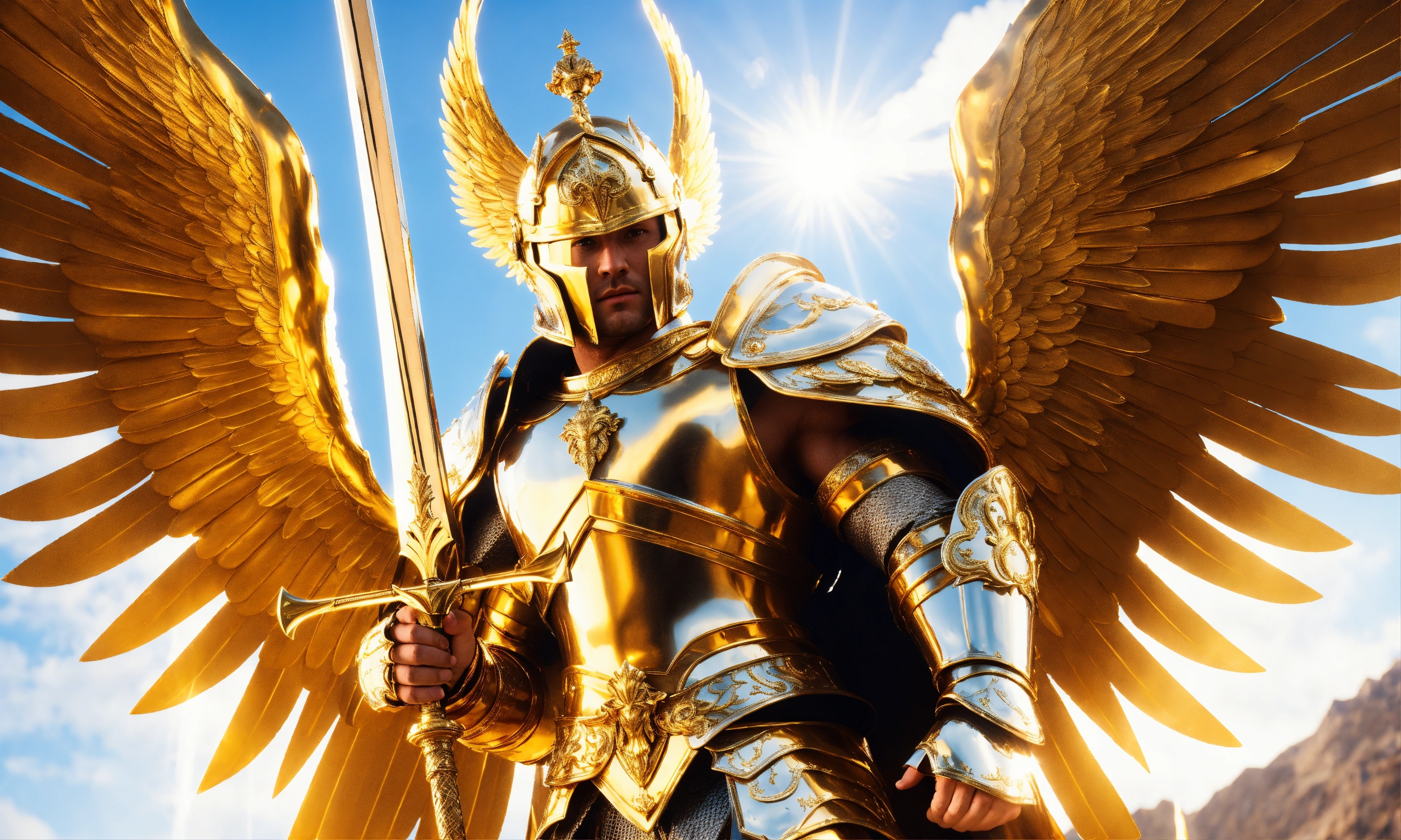 Lexica - Unreal engine 8k full body portrait of a strong muscular Saint ...