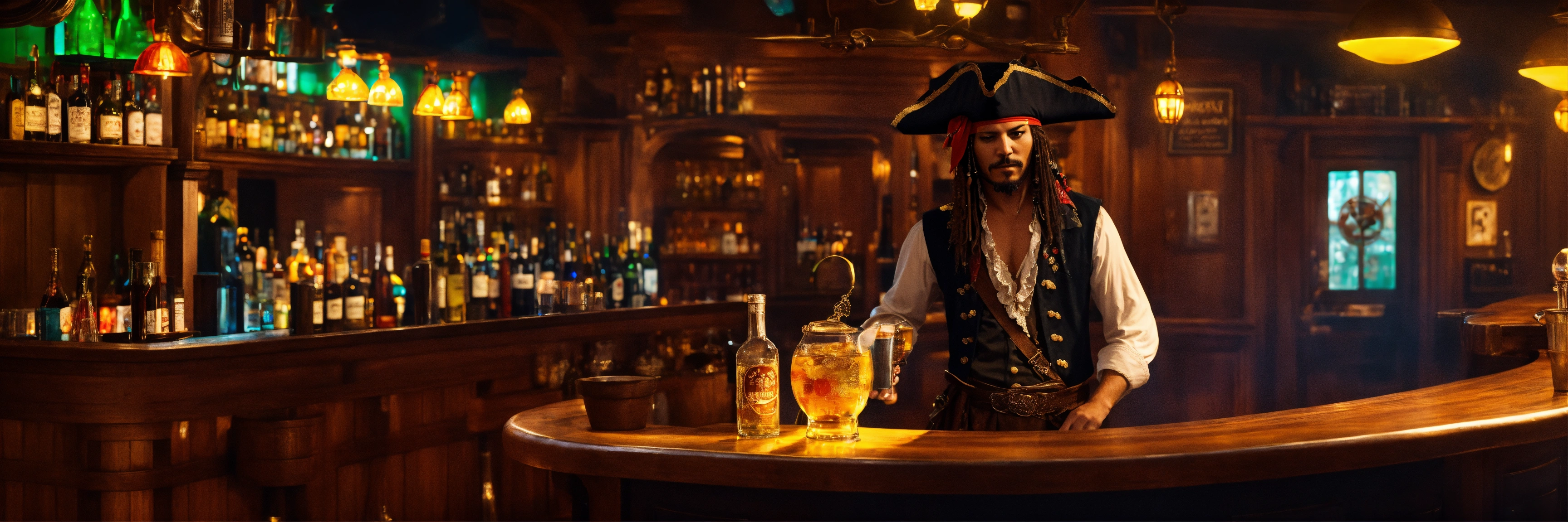 Lexica - Dead Pirate Bartender, 8k