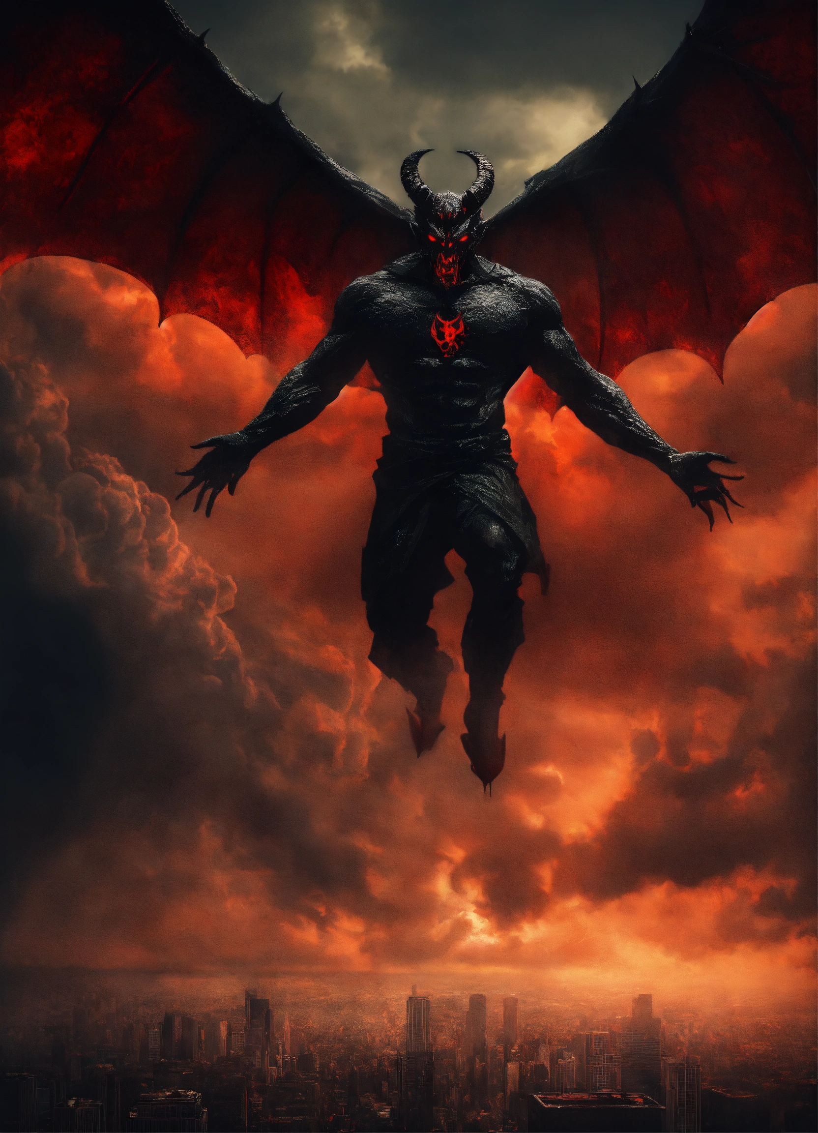 Lexica - Satan appearing in the sky. Overpowering. Sense of terror ...