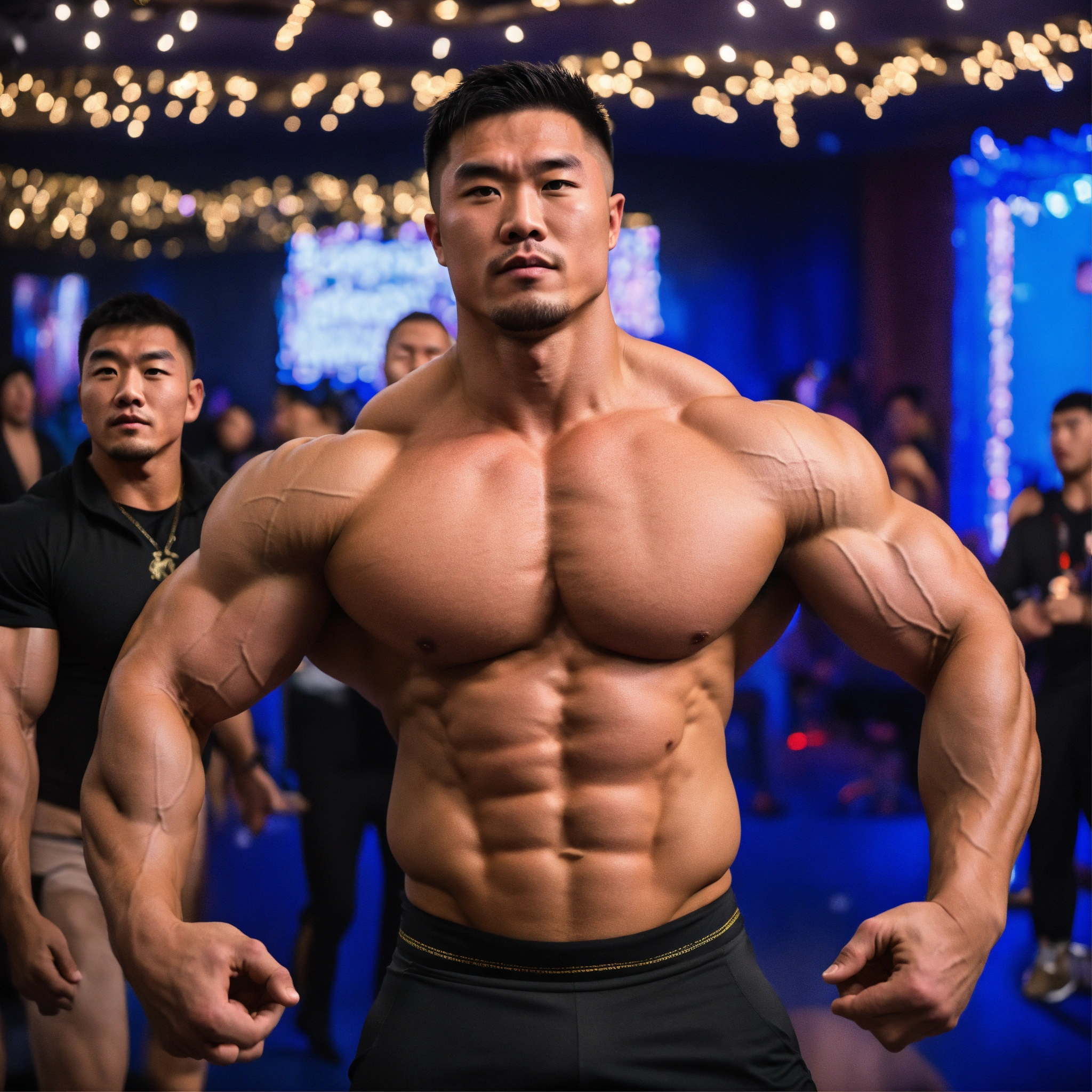 Lexica - 30-year-old man with big muscles, big bodybuilder, body like a ...