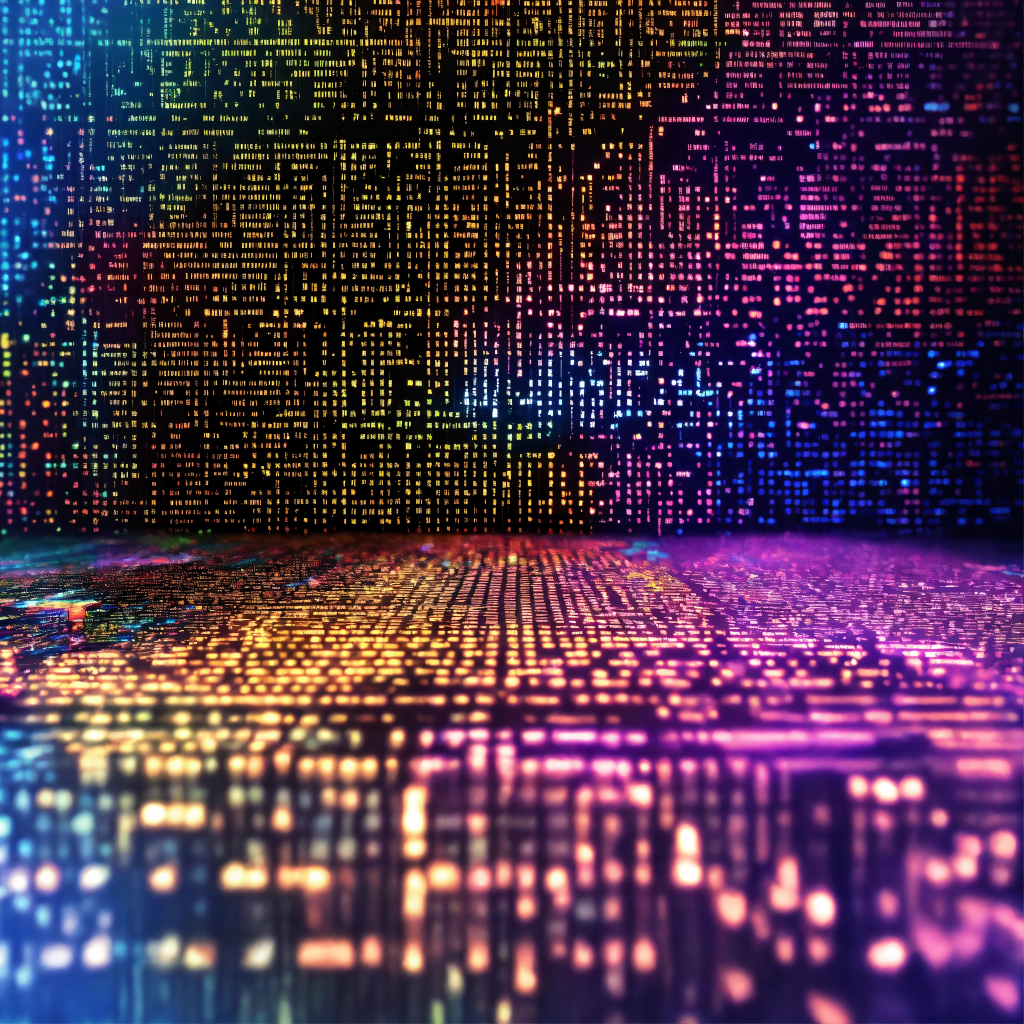 Lexica - Ultra realistic photo of a very high tech 3d software code lit ...