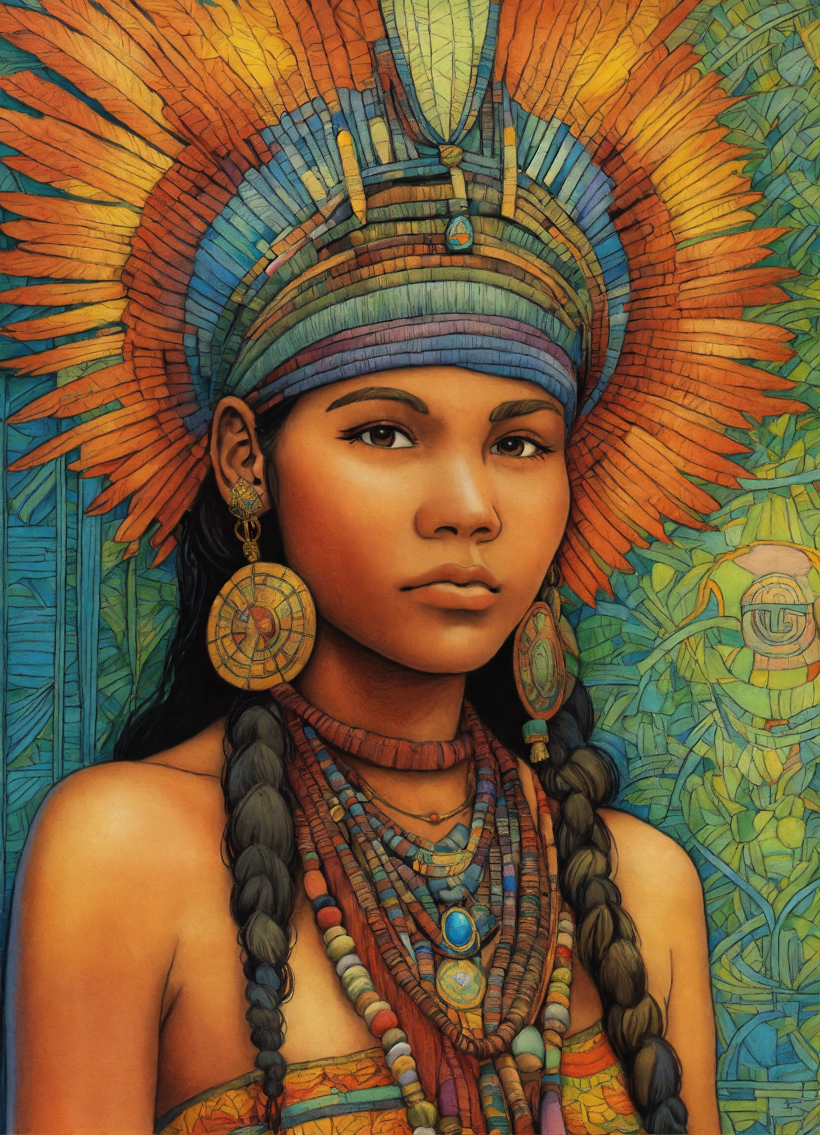 Lexica - Drawing of the Amazonian Indigenous People. A cosmic journey ...