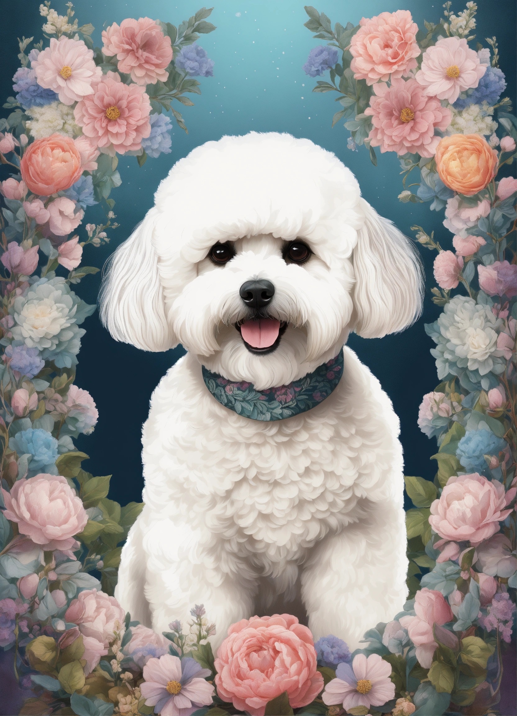 Lexica - Aubrey Beardsly overwhelmingly beautiful bichon friese framed ...
