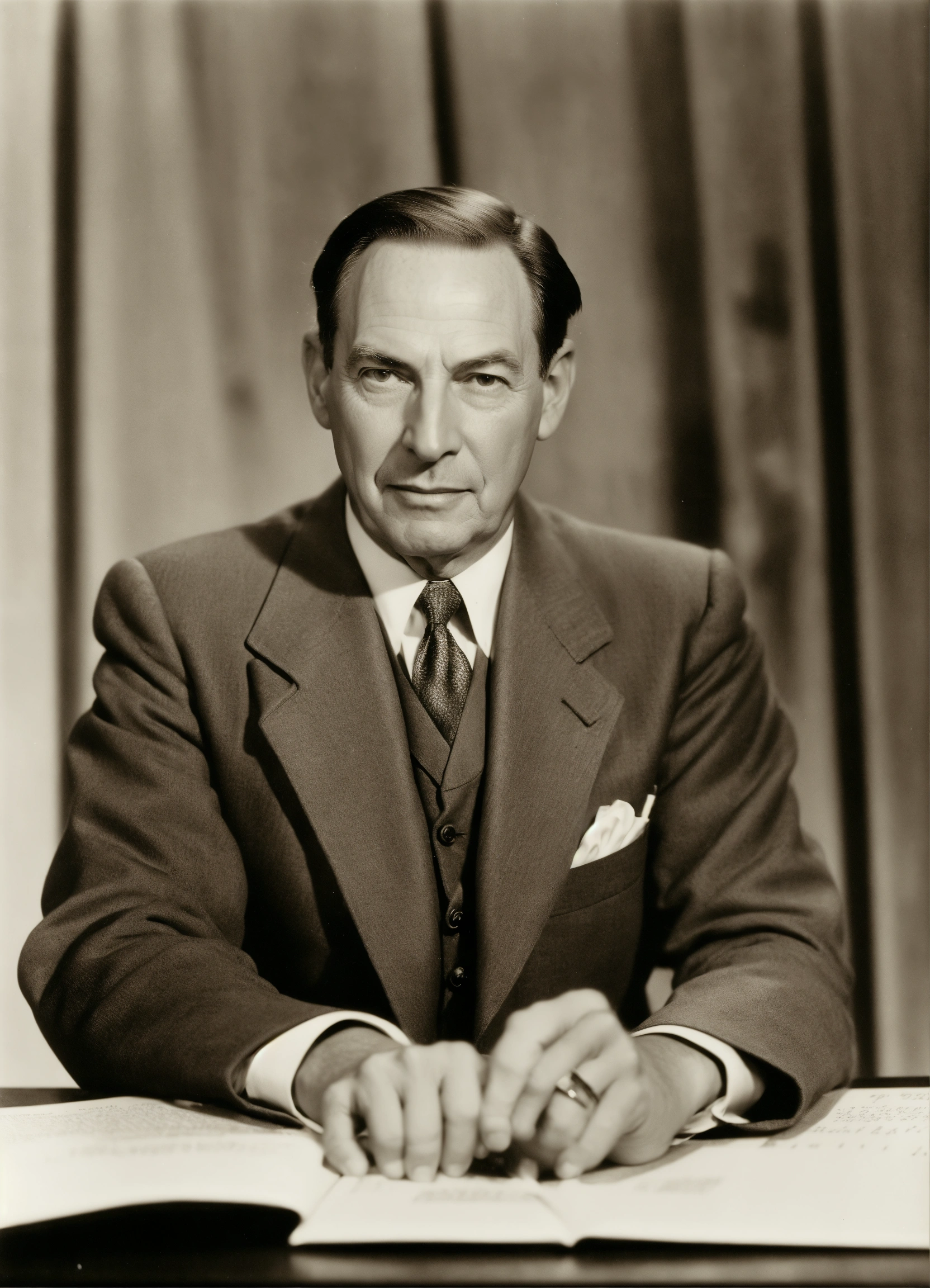 Lexica - Portrait, photographic, Lafayette Ronald Hubbard (March 13 ...