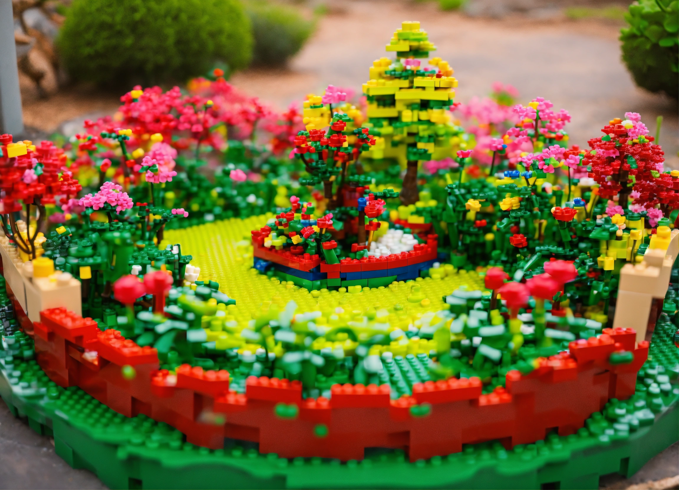 Lexica - Garden made out of Lego