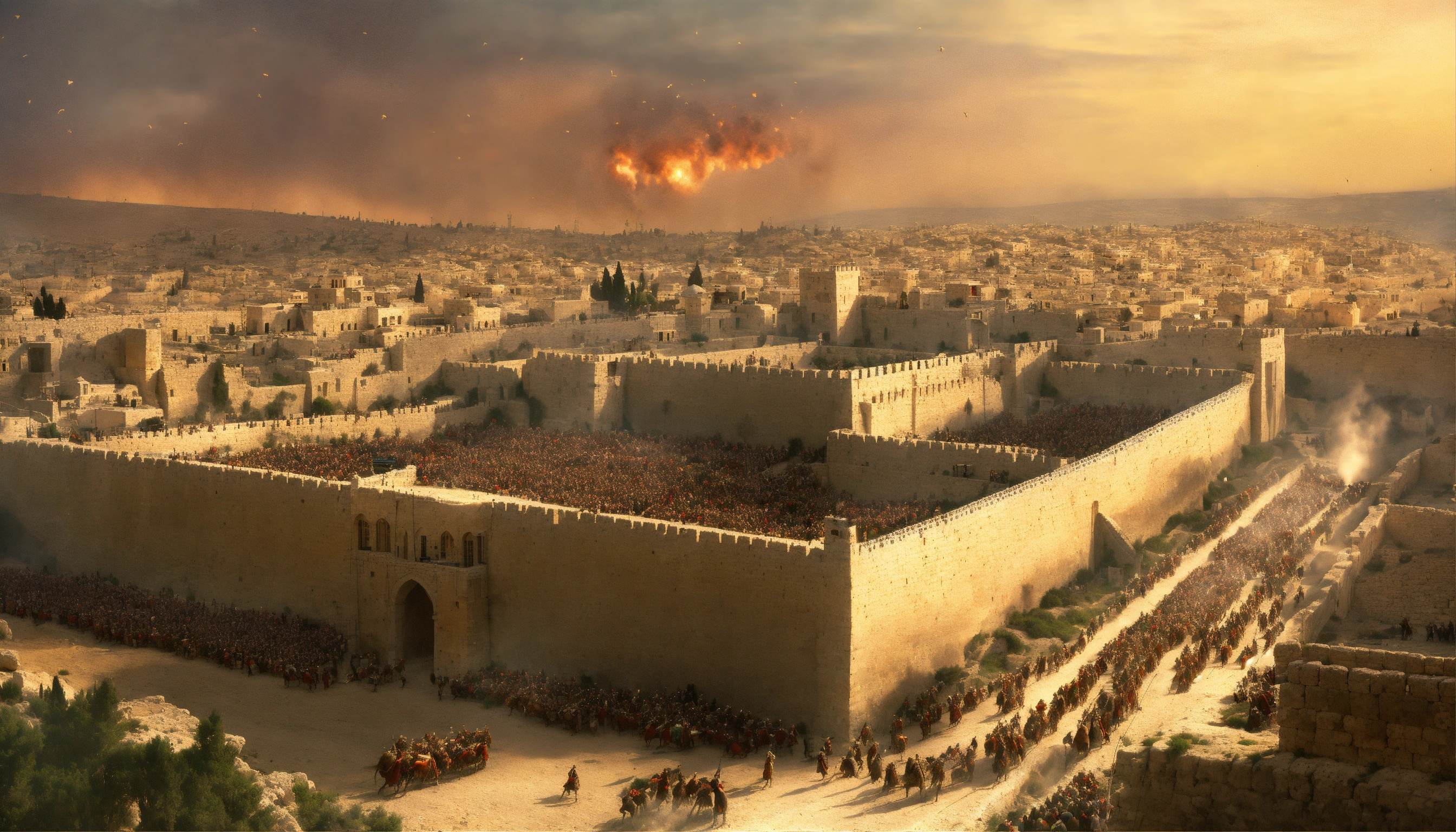 Lexica - The siege of Jerusalem by the Babylonians in 587 BC