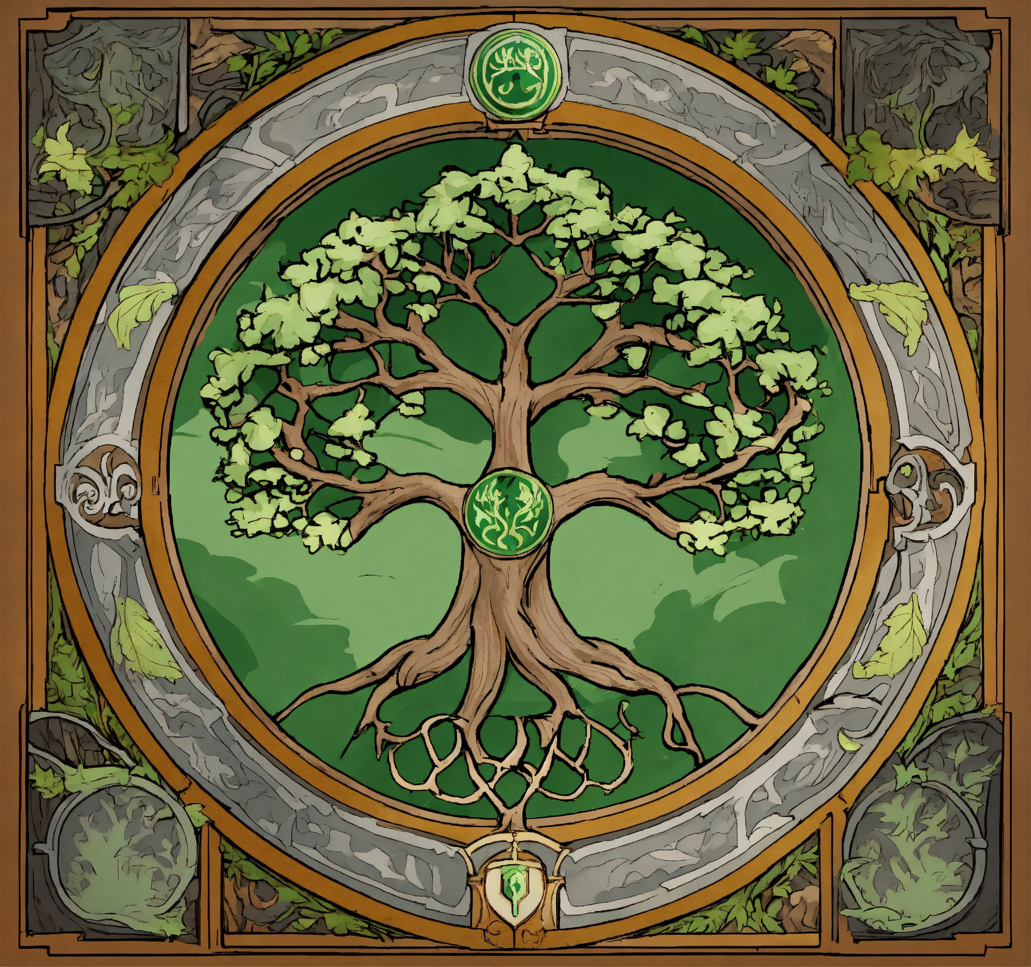 Lexica - Fantasy setting, heraldry for a woodland elvish kingdom ...