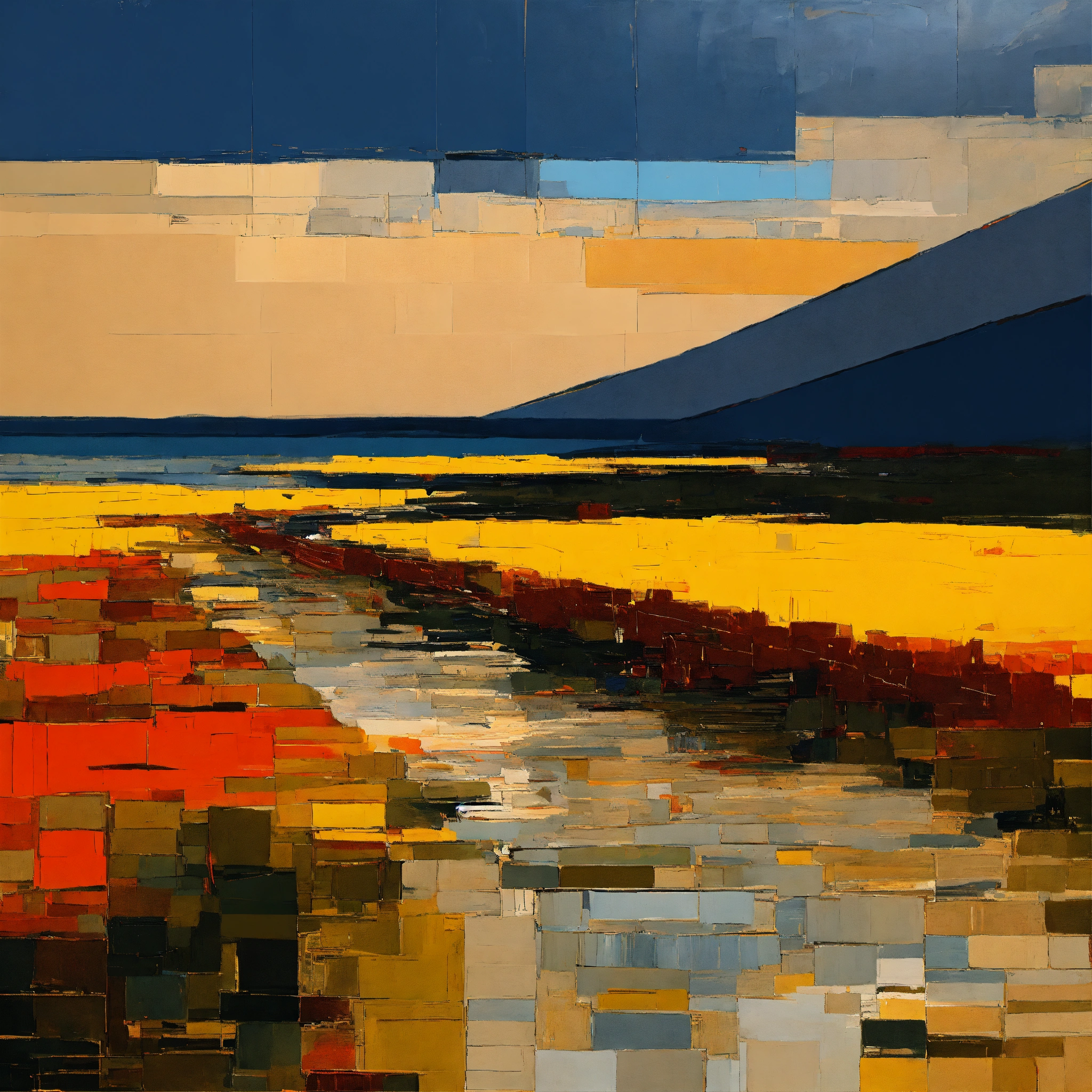 Lexica - L'écosse, paysage, oil painting, transparent, in style ...