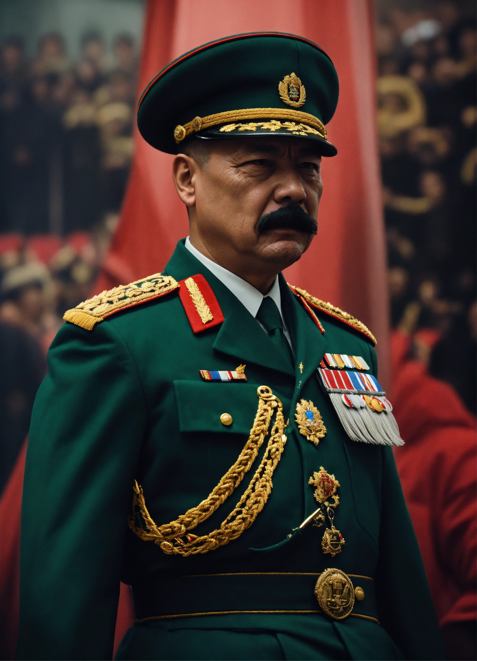 Lexica - A maniacal and ruthless dictator. Wearing full military ...