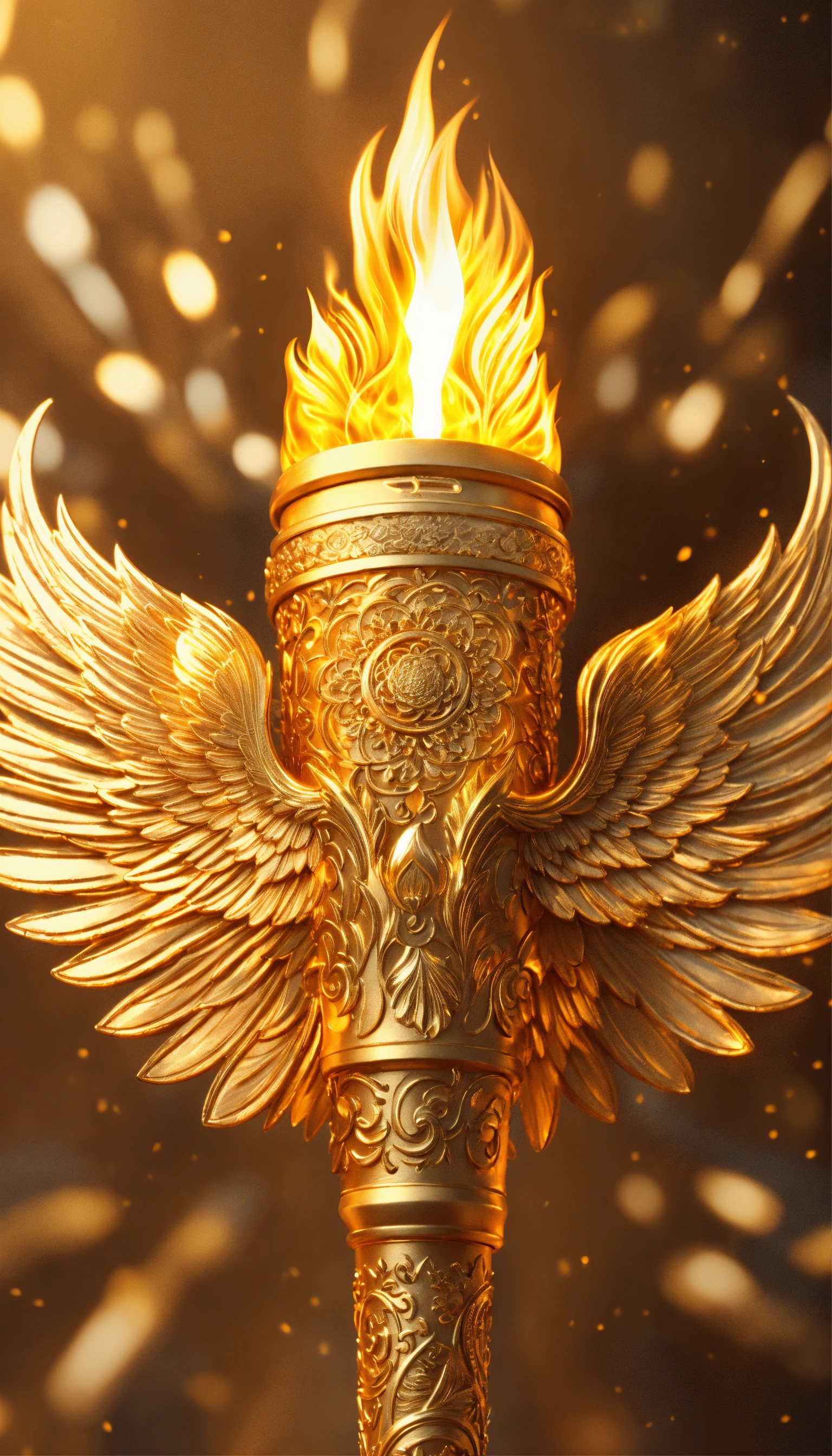 Lexica - Powerful, detailed torch, digital illustration, real, 3D ...