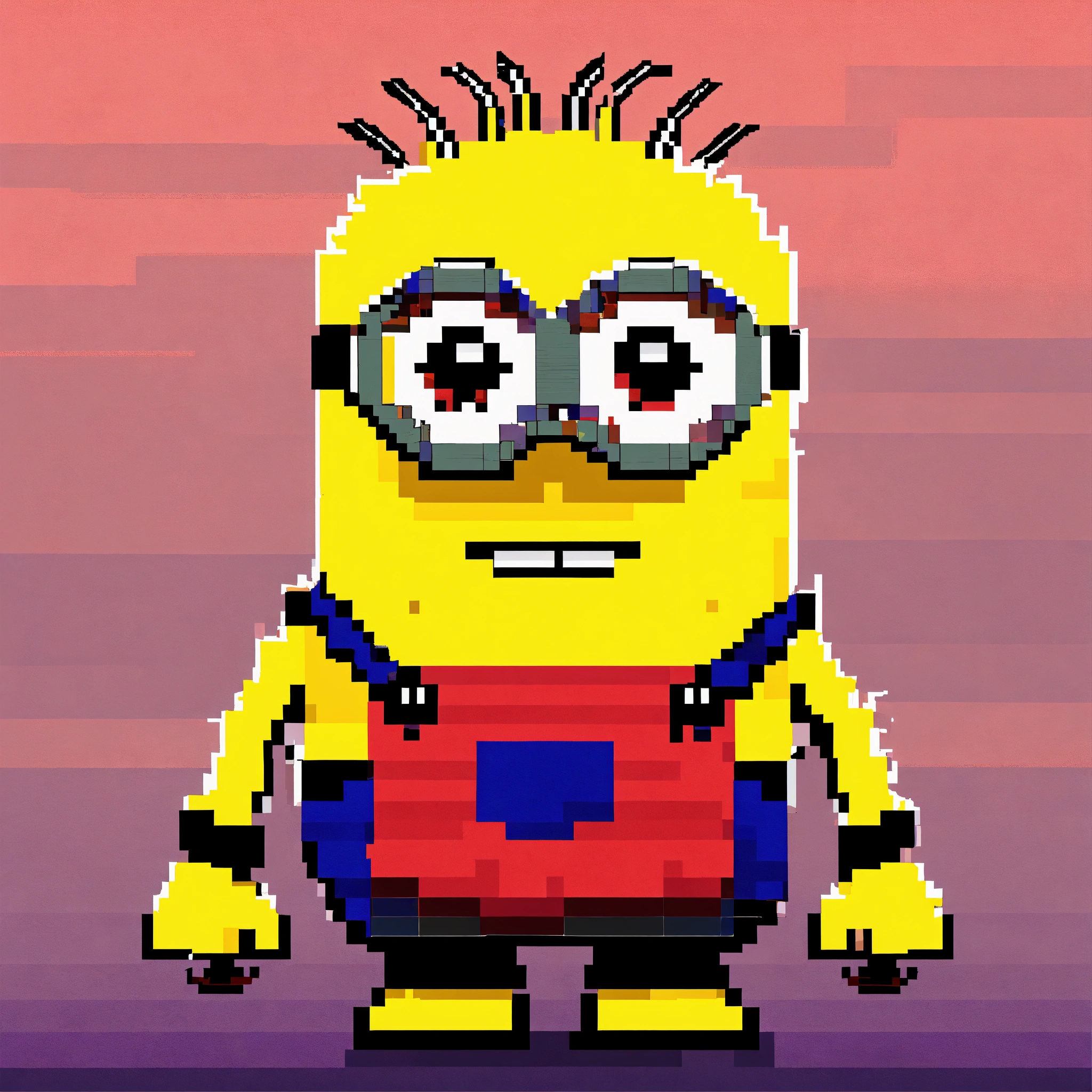Lexica - Make a minion in a NFT pixelated style