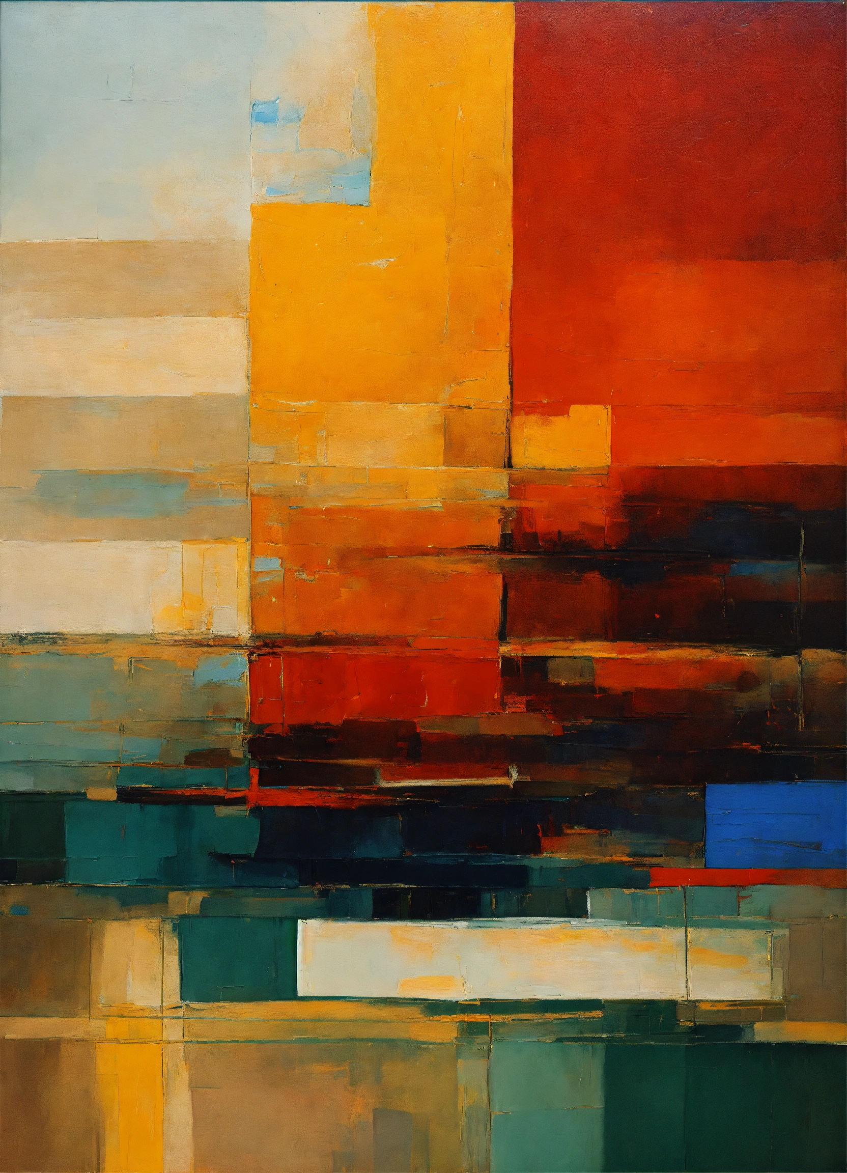 Lexica - Abstract without being abstract, oil painting, transparent, in ...