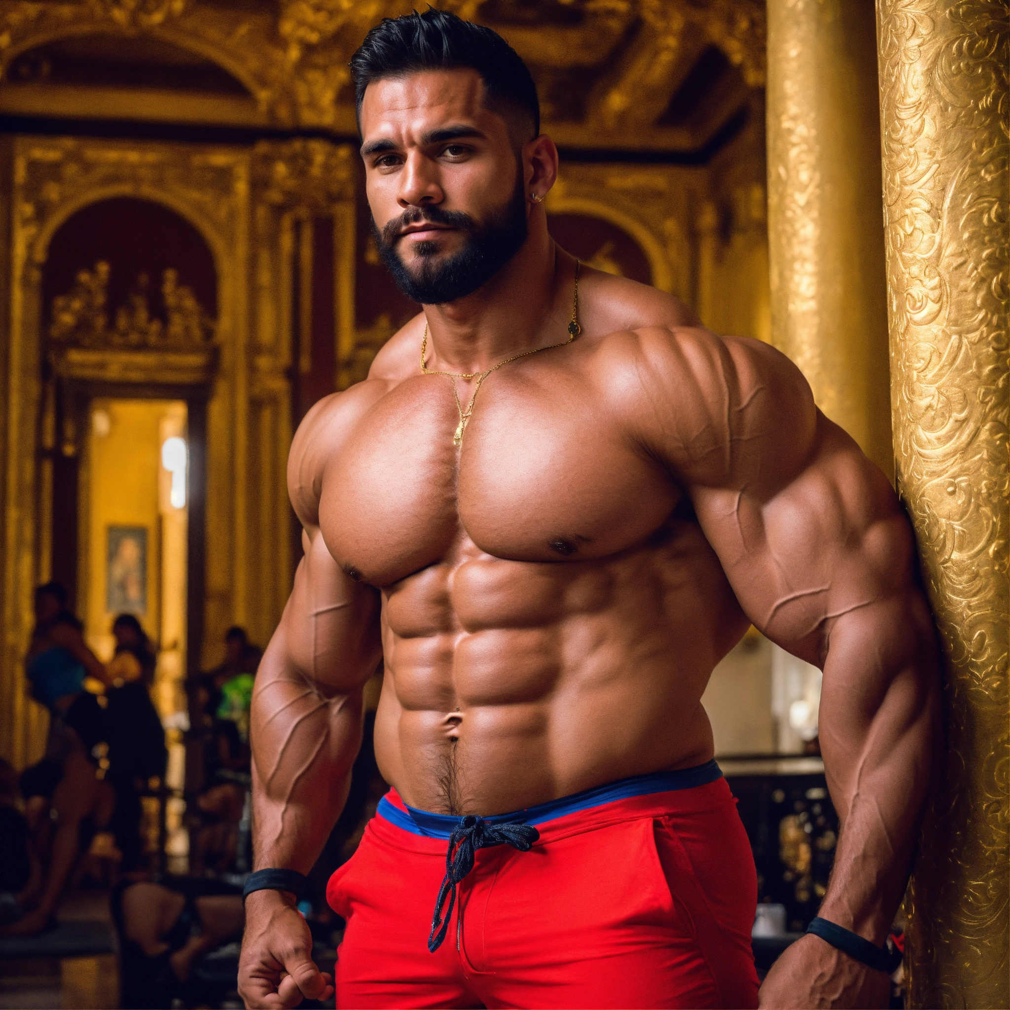 Lexica - 30-year-old hairy Costa Rican man with big muscles, big ...