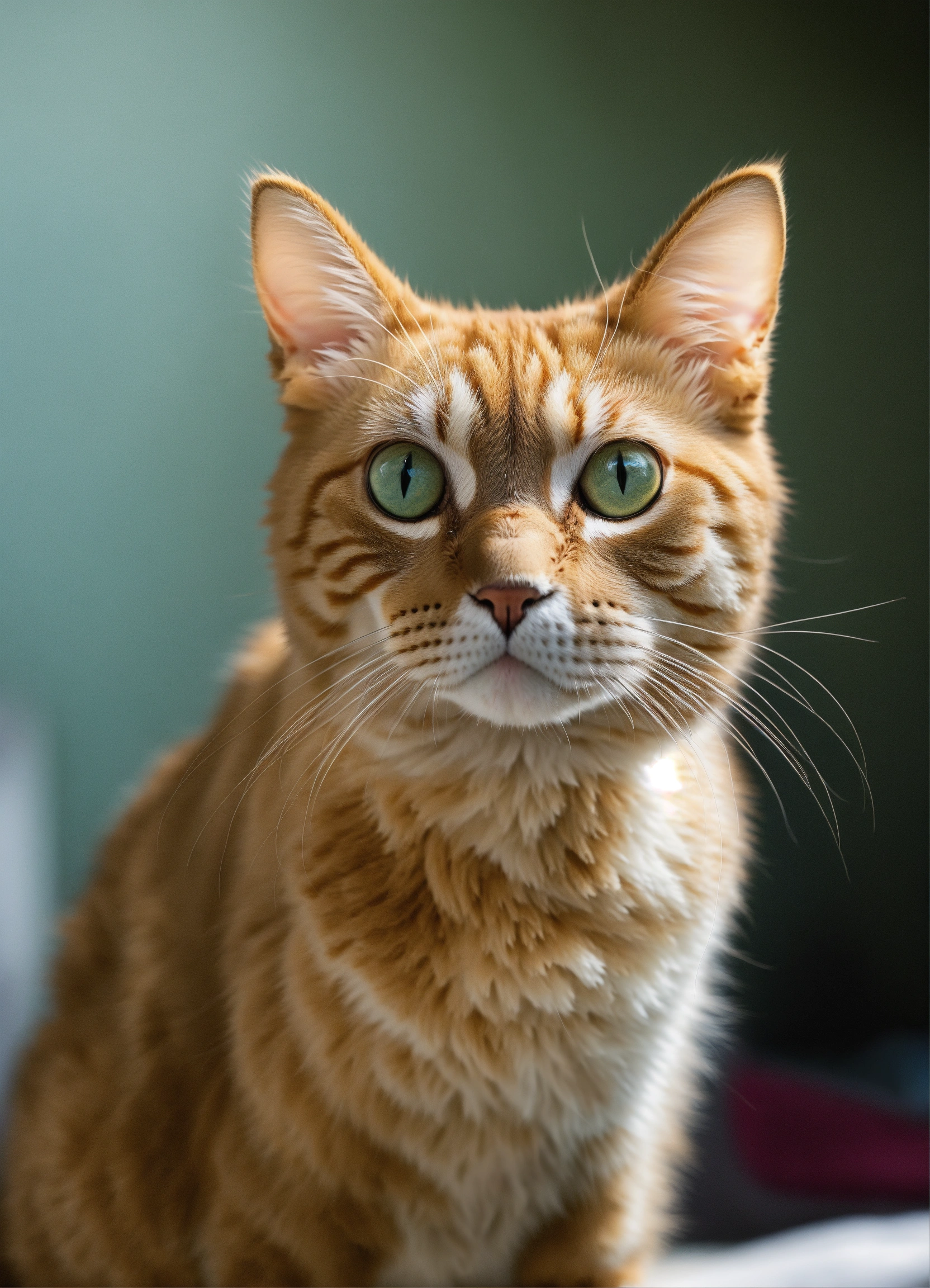 Lexica - Deformed cat. Completely wrong proportions. Unusual face