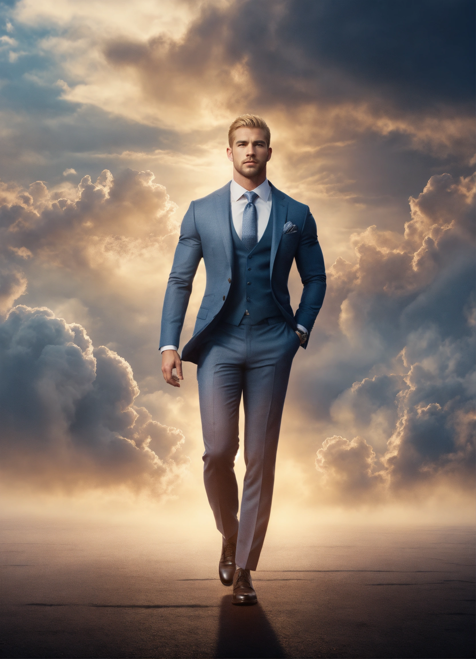 Lexica - A strong handsome white male god, a handsome god with short ...