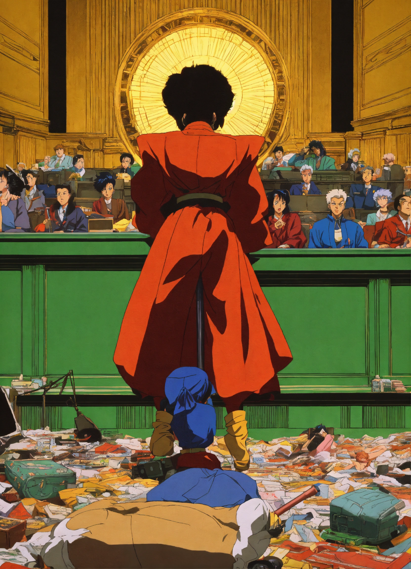 Lexica - Vintage anime screenshot from akira, 90’s anime. vibrant ...