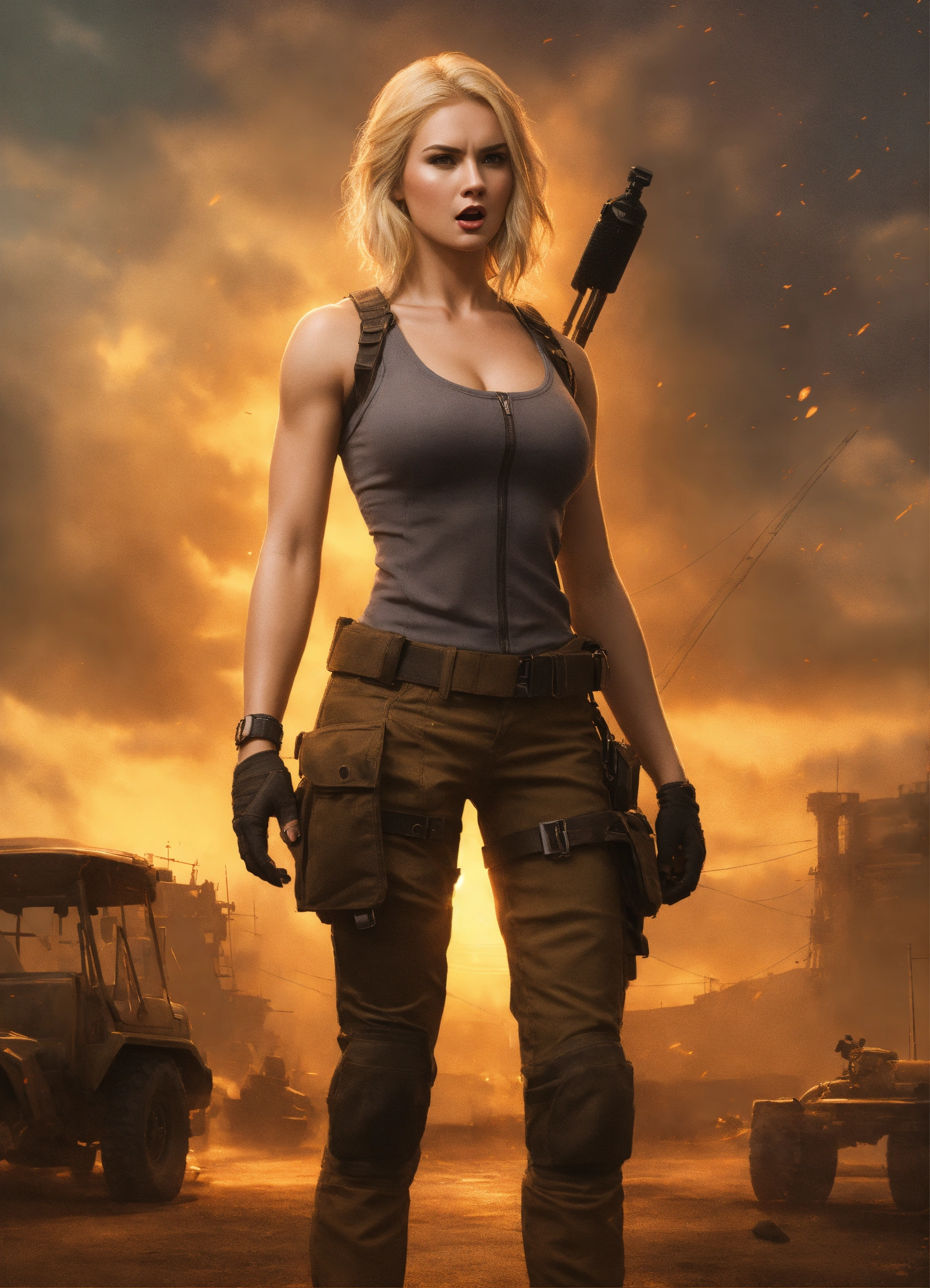 Lexica - Full body potrait of a tall beautiful face with high cheekbone ...