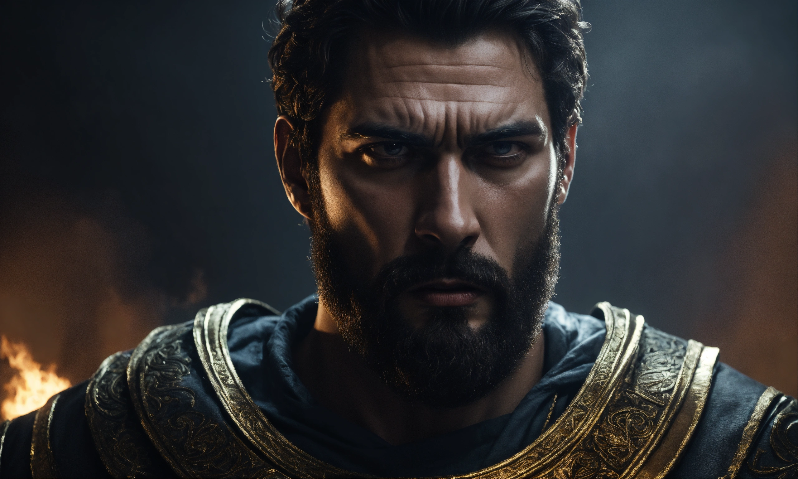 Lexica - Stoic Greek male, imposing, perfect face, looking straight ...