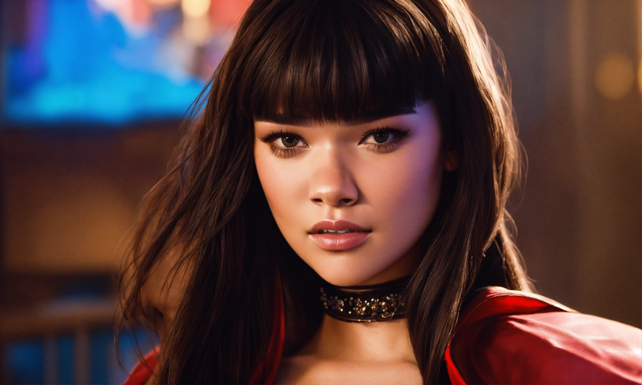 Lexica - Portrait of hailee steinfeld,vampirella realiste
