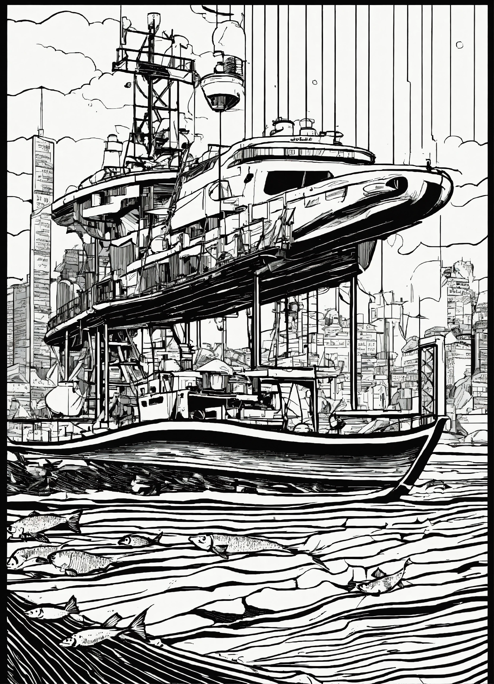 Lexica - Rough, coarse, crude, vector, line art, oy Lichtenstein comix ...