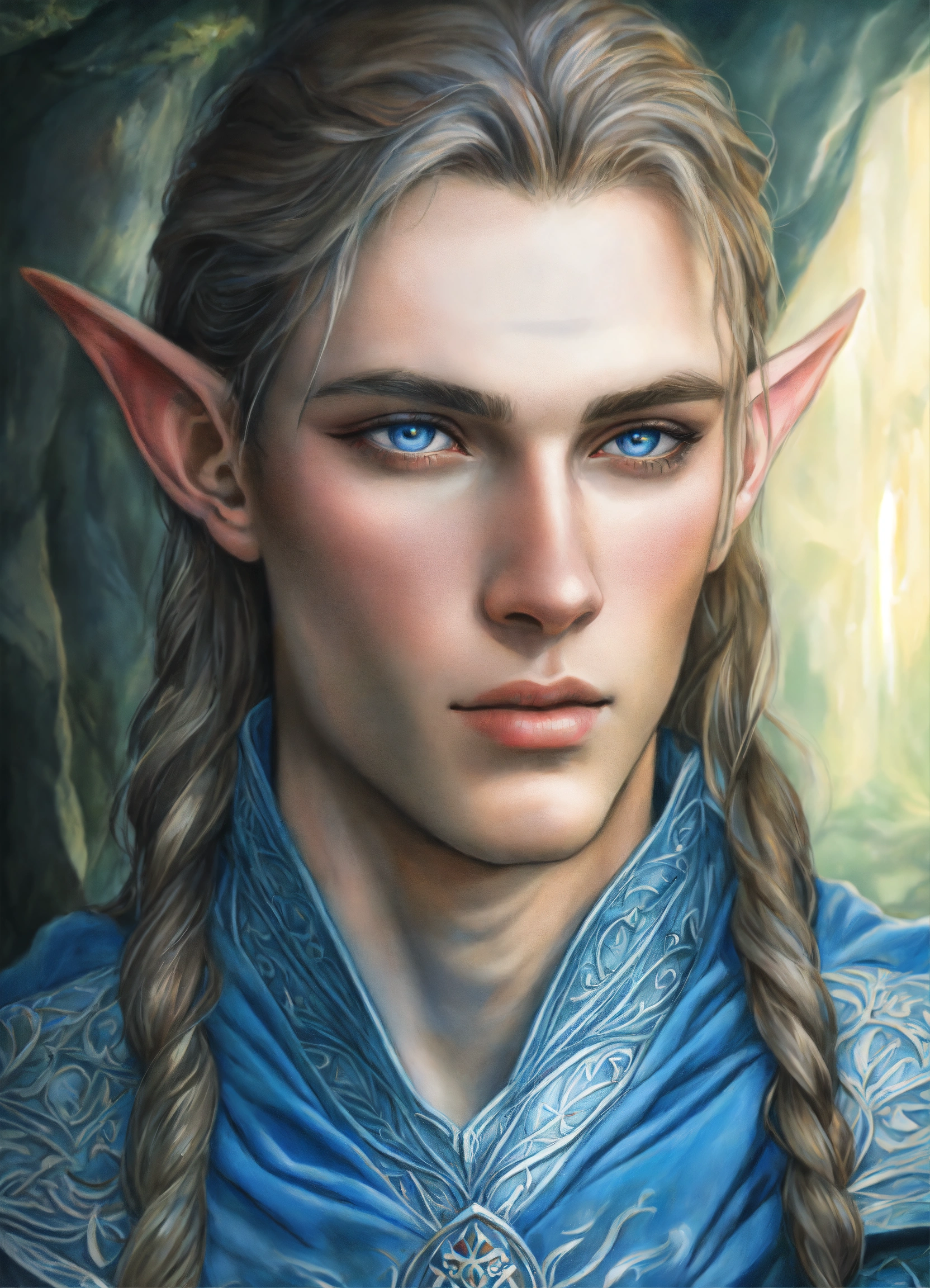 Lexica - Realistic colored pencil illustration of portrait of a ...
