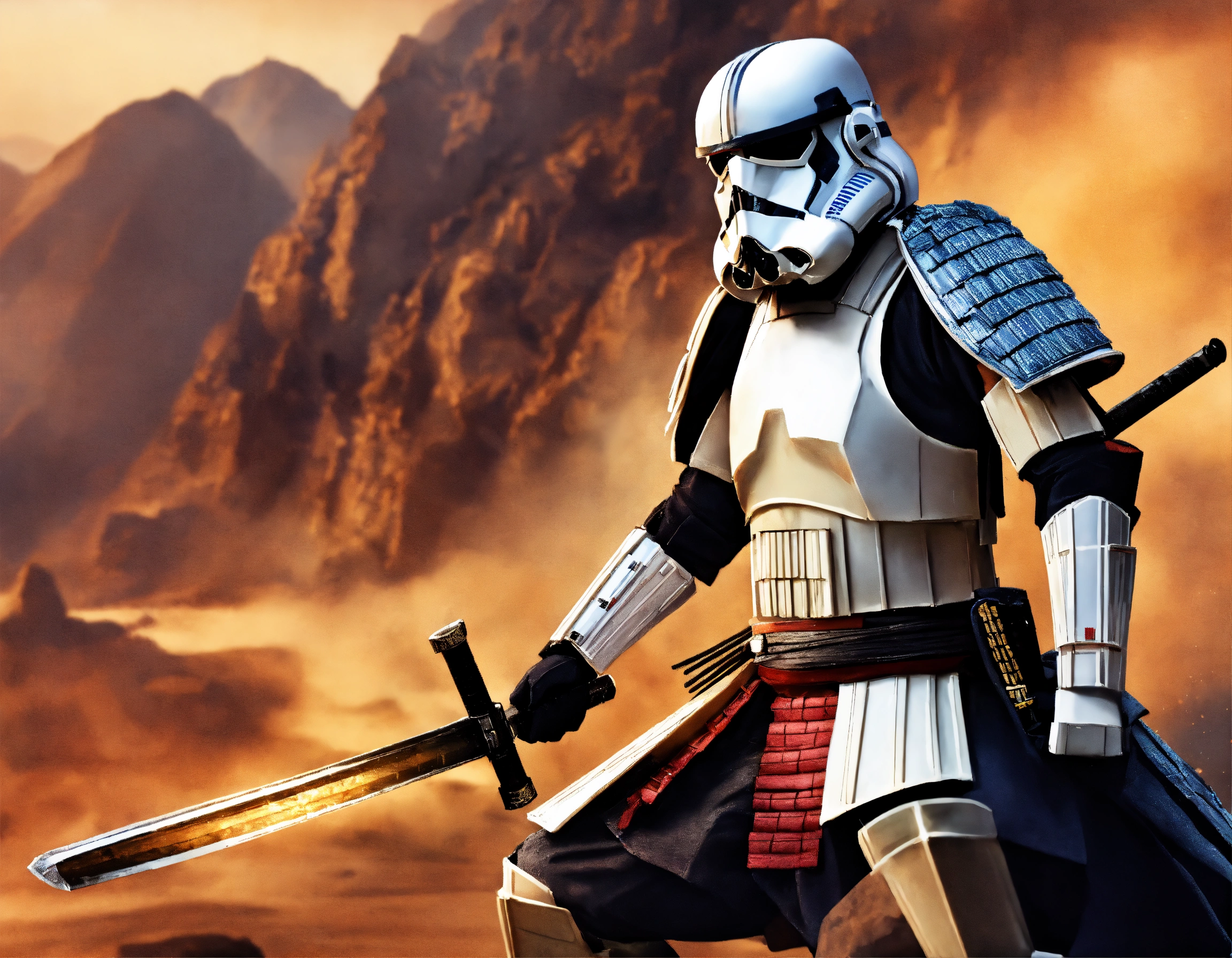 Lexica - Samurai warrior stormtrooper