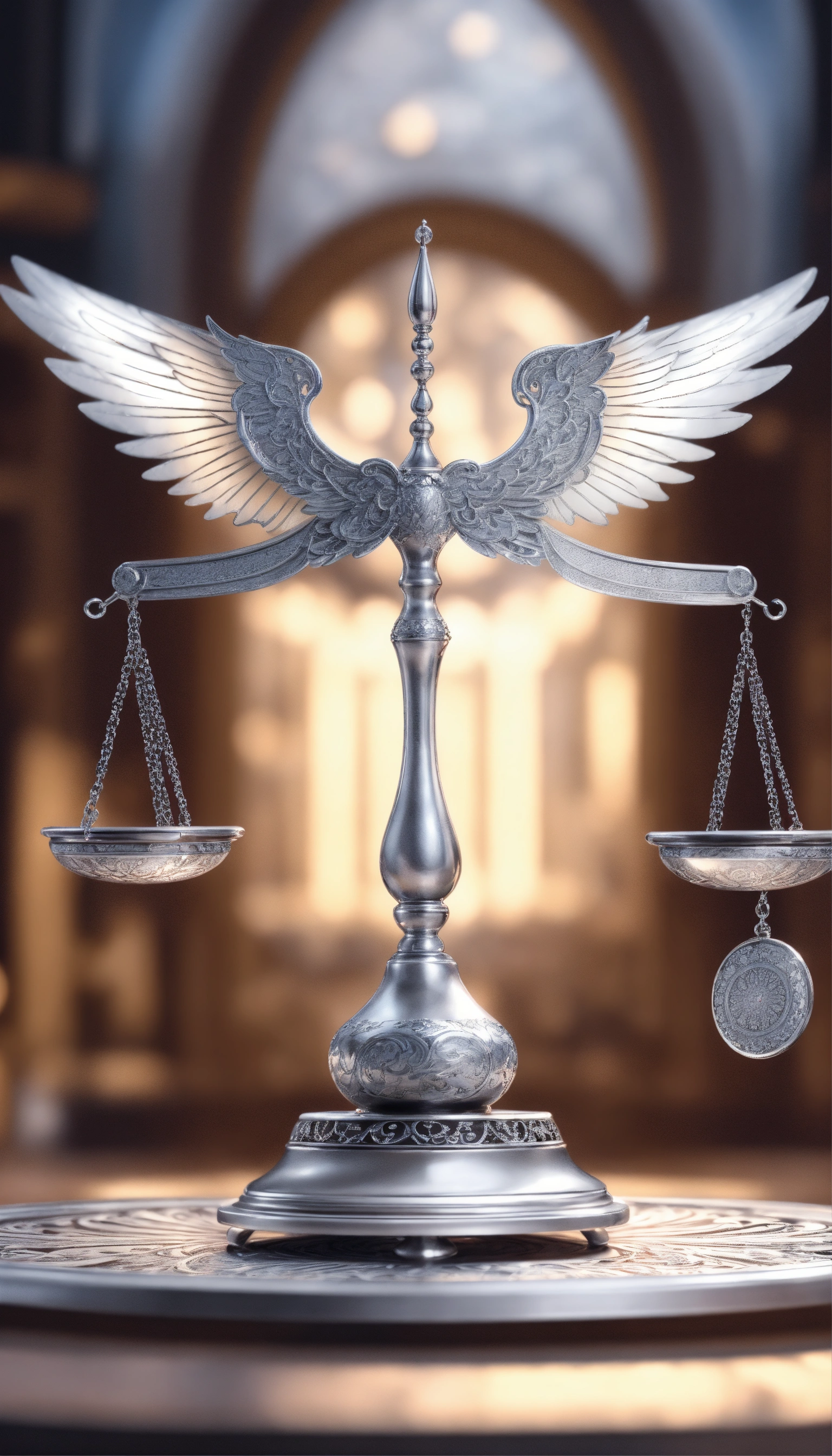 Lexica - Beautiful and perfect silver balance scale, detailed, digital ...