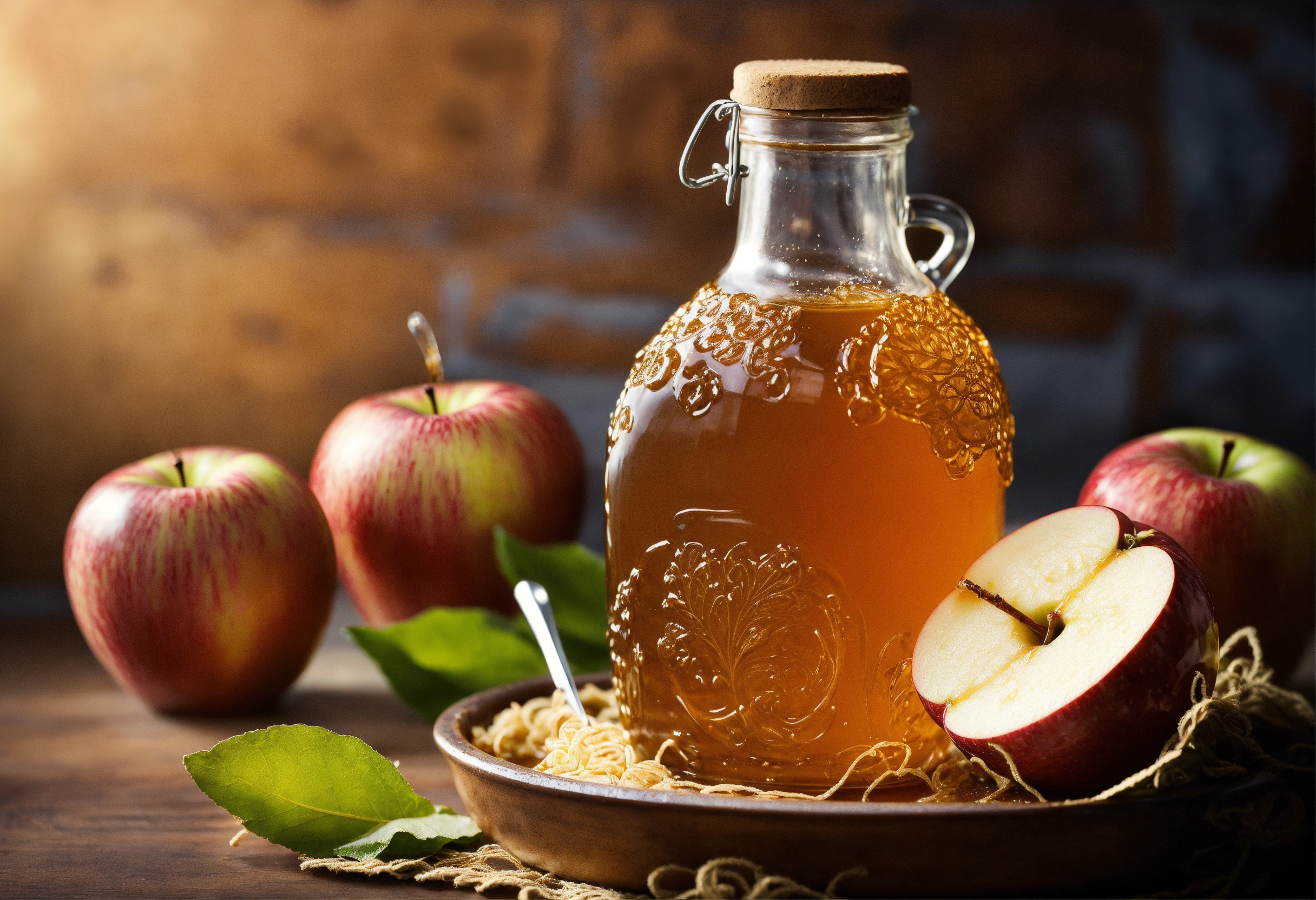 Lexica - Capture the essence of a jar of apple syrup in a single image ...