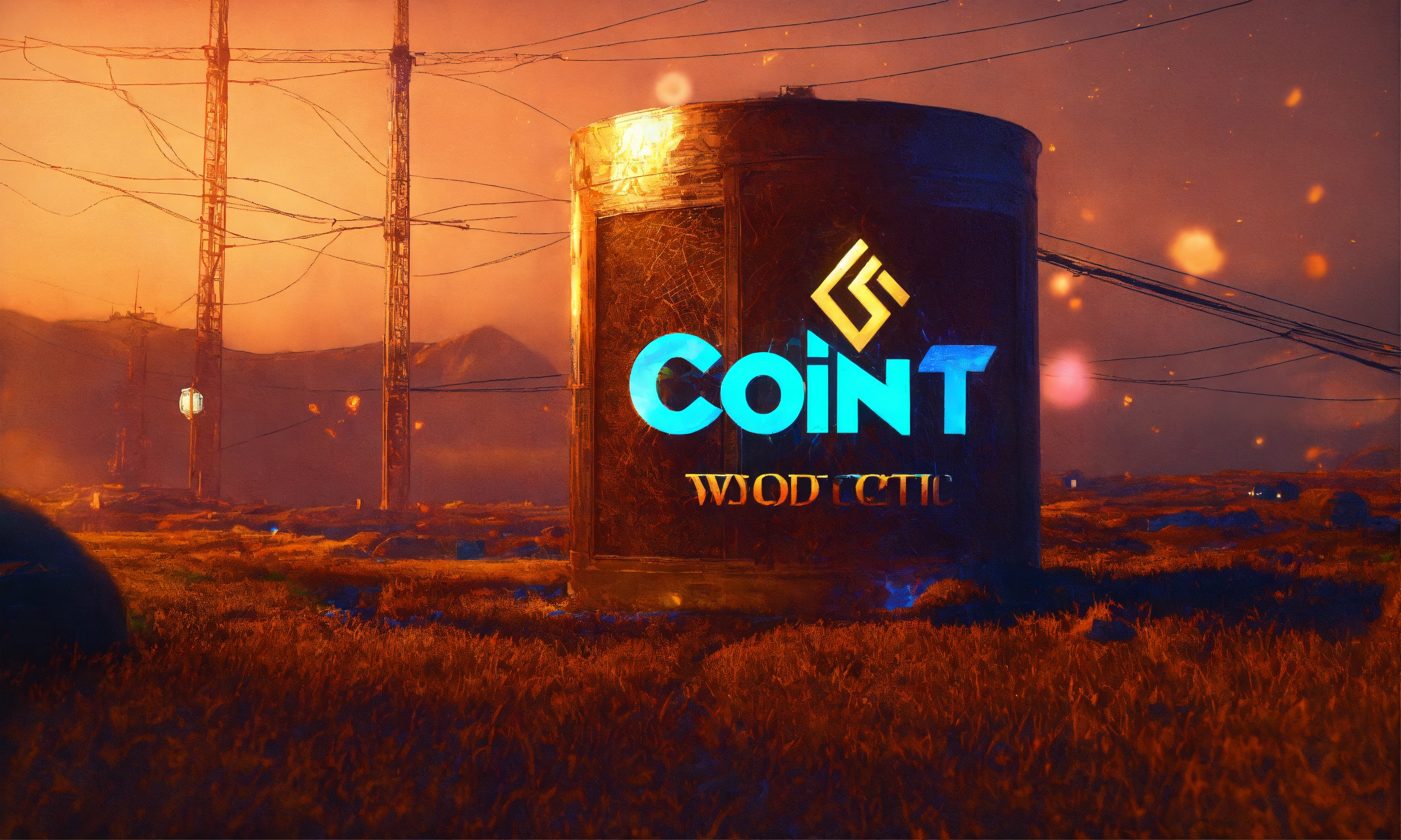 Lexica - Give me a banner of something electric of swap crypto project ...