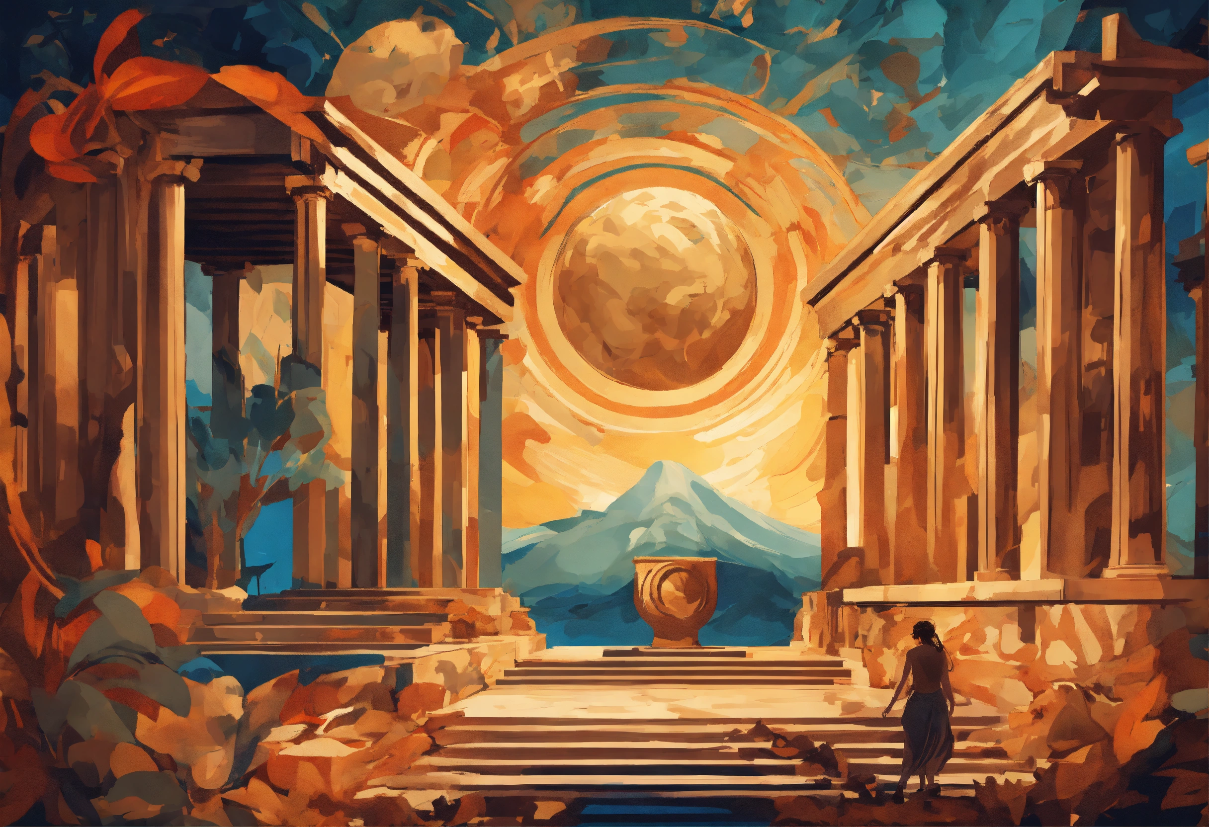 Lexica - Abstract art of Greek mythology theme