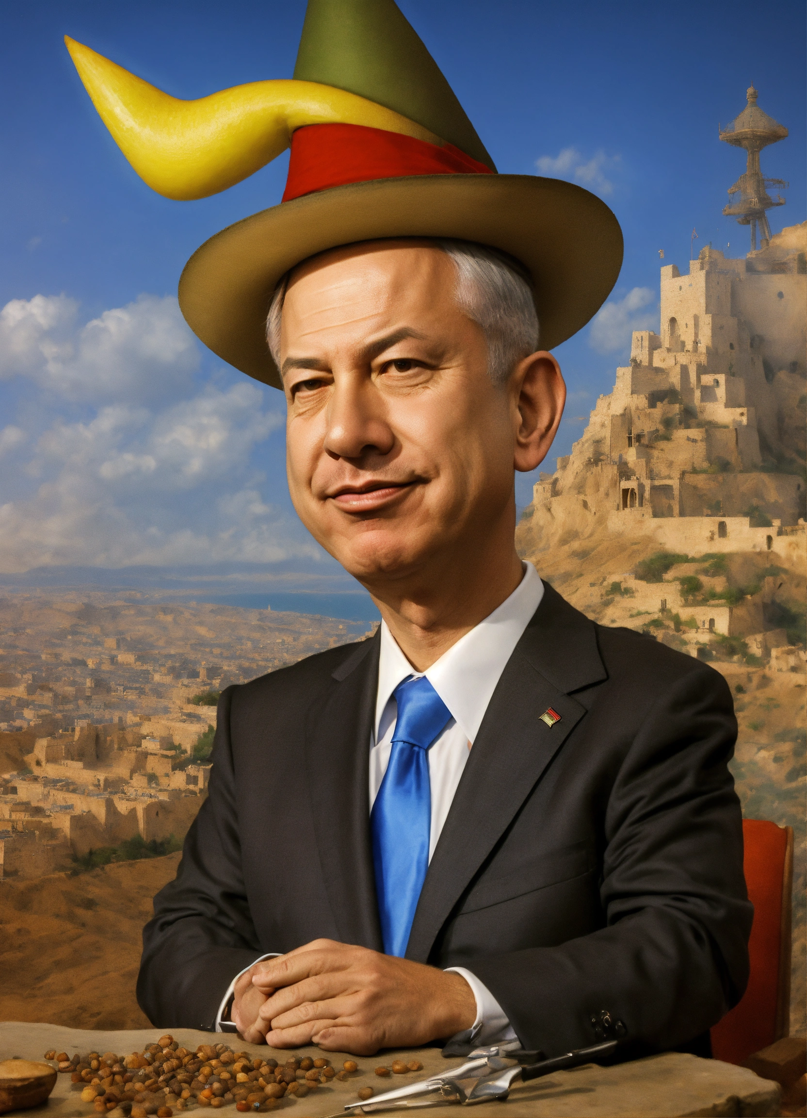 Lexica - Binyamin Netanyahu, has a long Pinocchio nose, the liar, and a ...