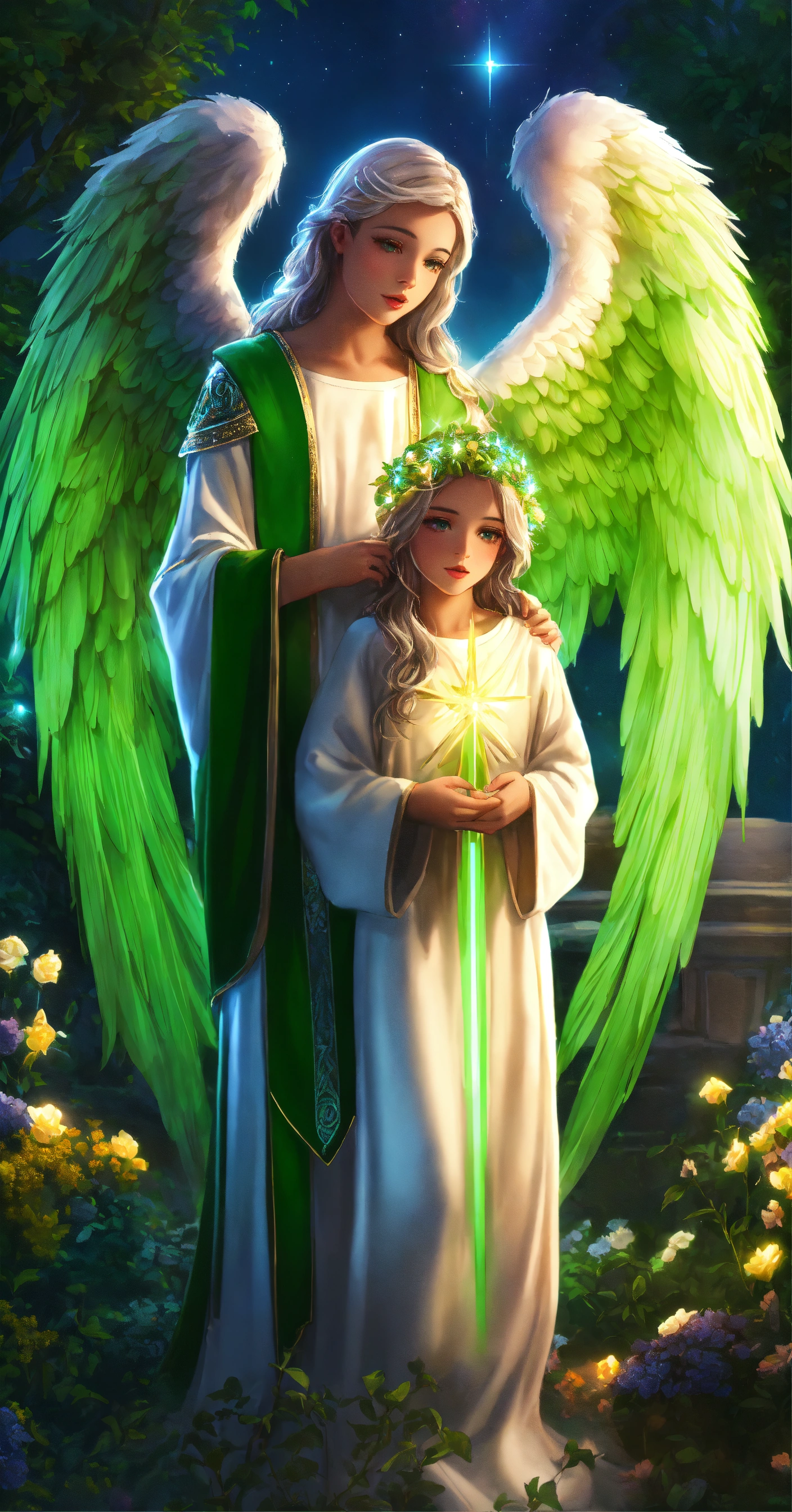 Lexica - 2 Guardian Angels, one is a boy and the other angel is a 7 ...