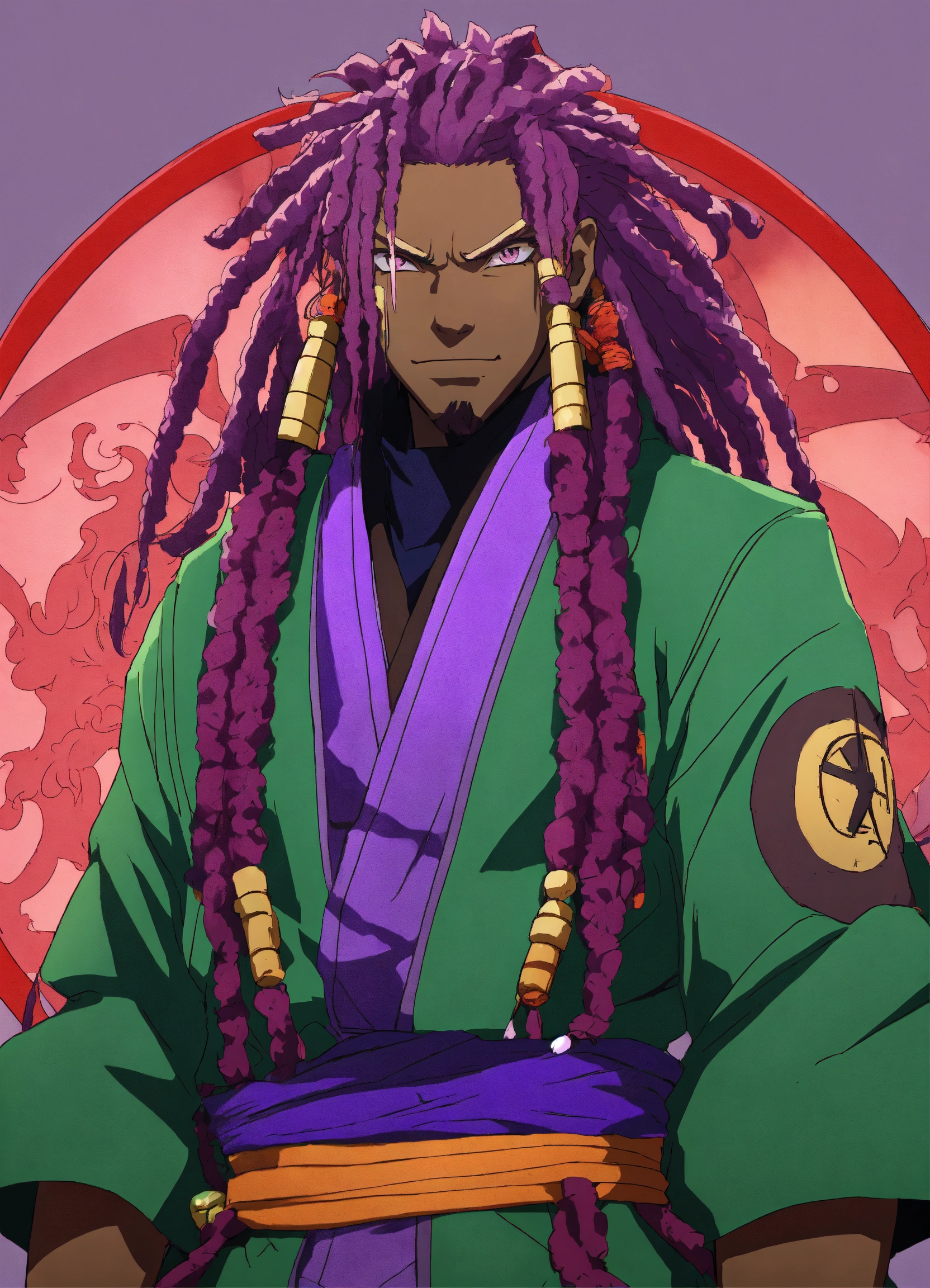 Lexica - African Naruto sage mode Chinoike anime character, fit build ...