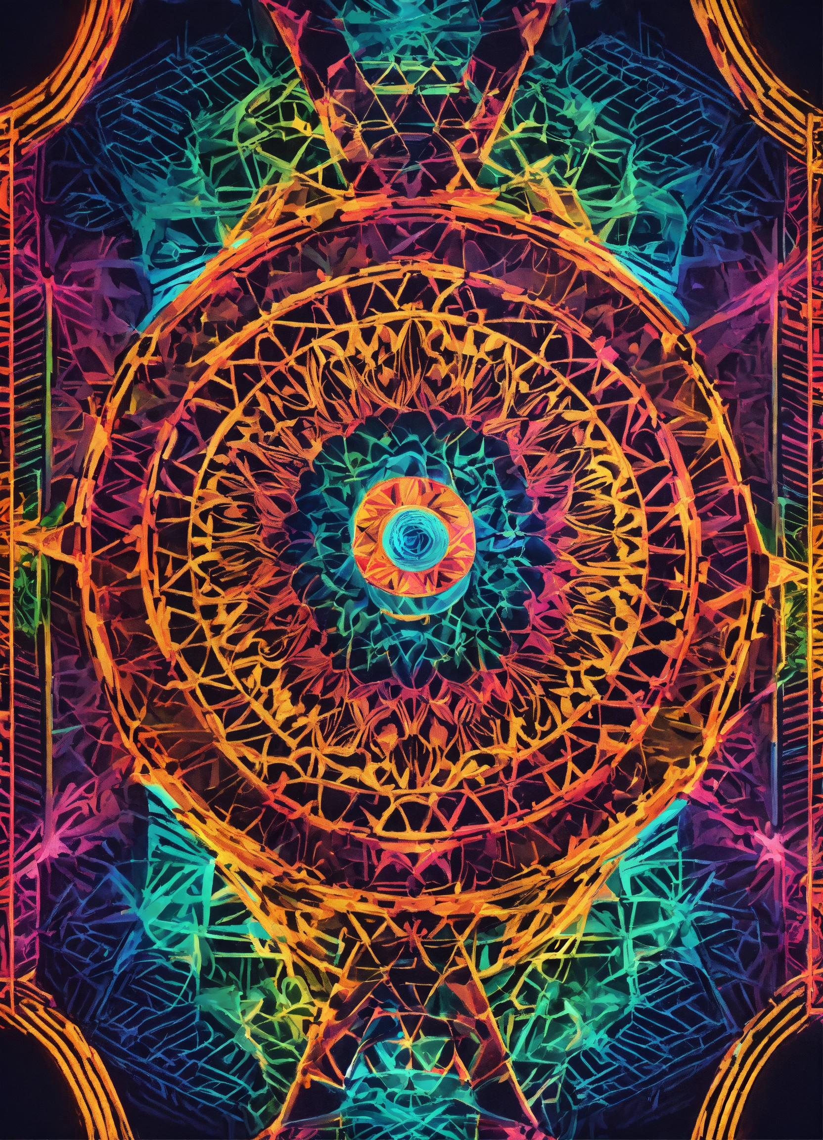 Lexica - Geometric patterns, symmetrical, esoteric details, ultra 8k ...