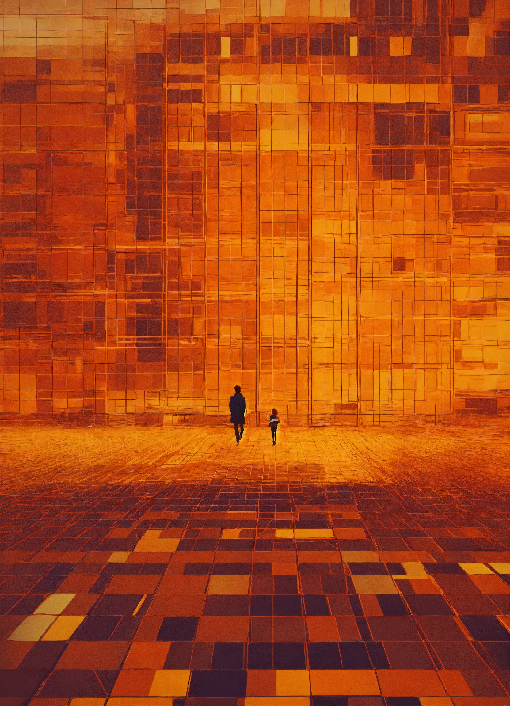 Lexica - Image depicting computer vision ai in use, warm colors