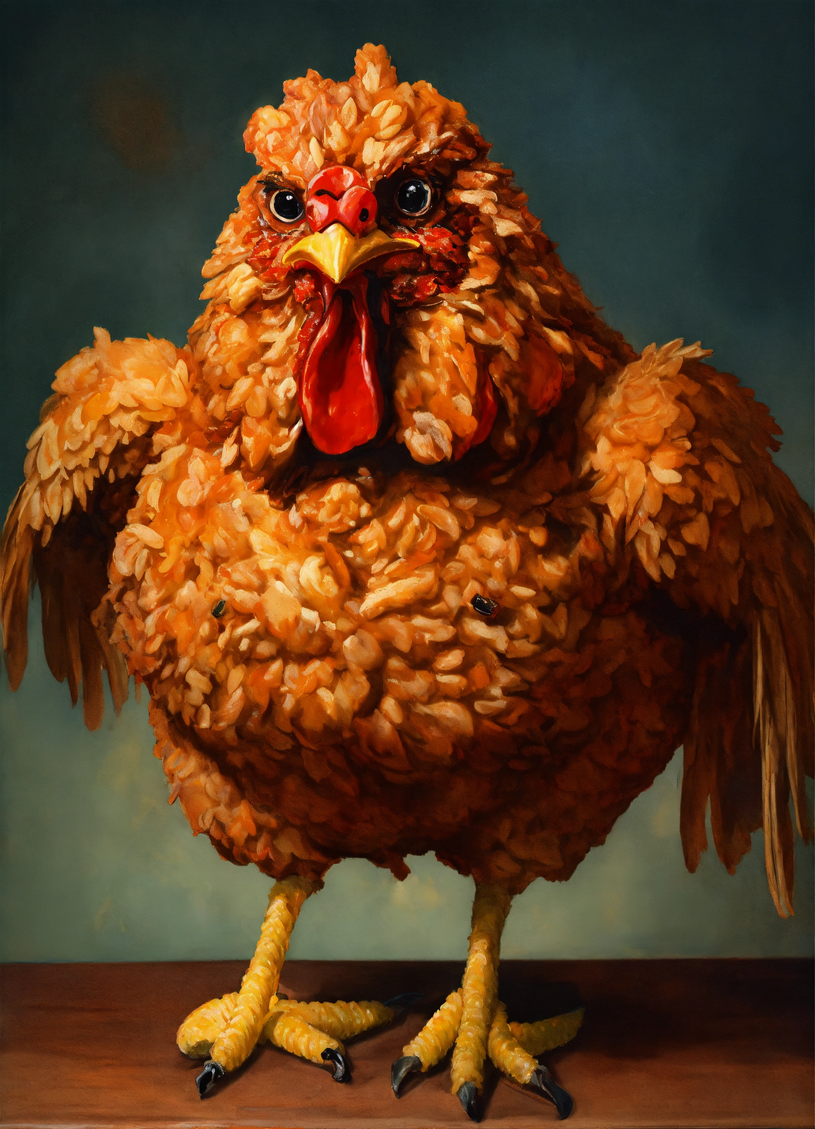 Lexica - Fried chicken art grotesque